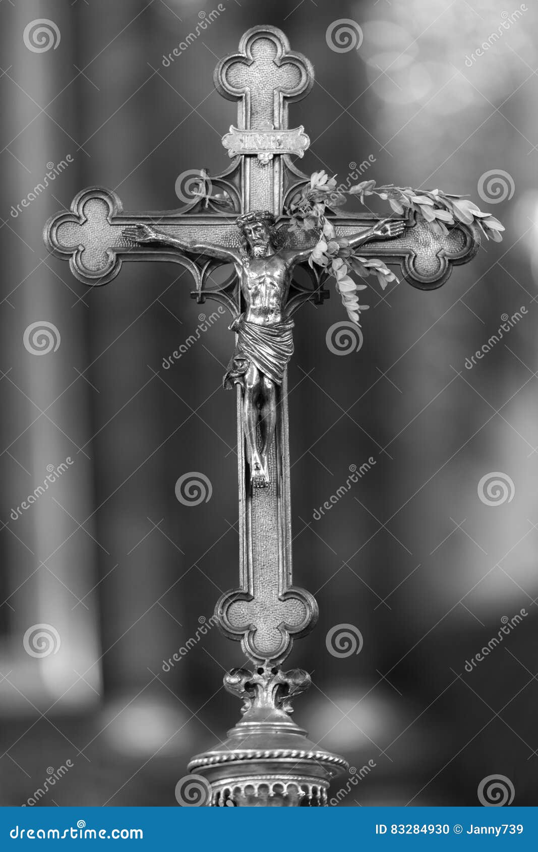 Old christian altar cross stock photo. Image of evangelical - 83284930