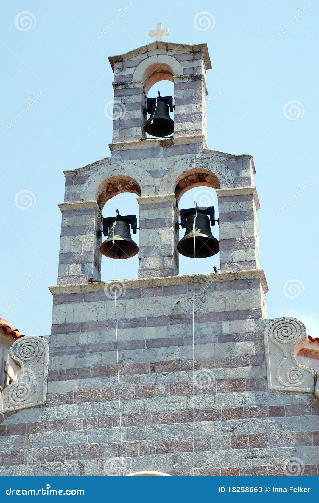 Old christian bell tower stock photo. Image of outdoors - 18258660