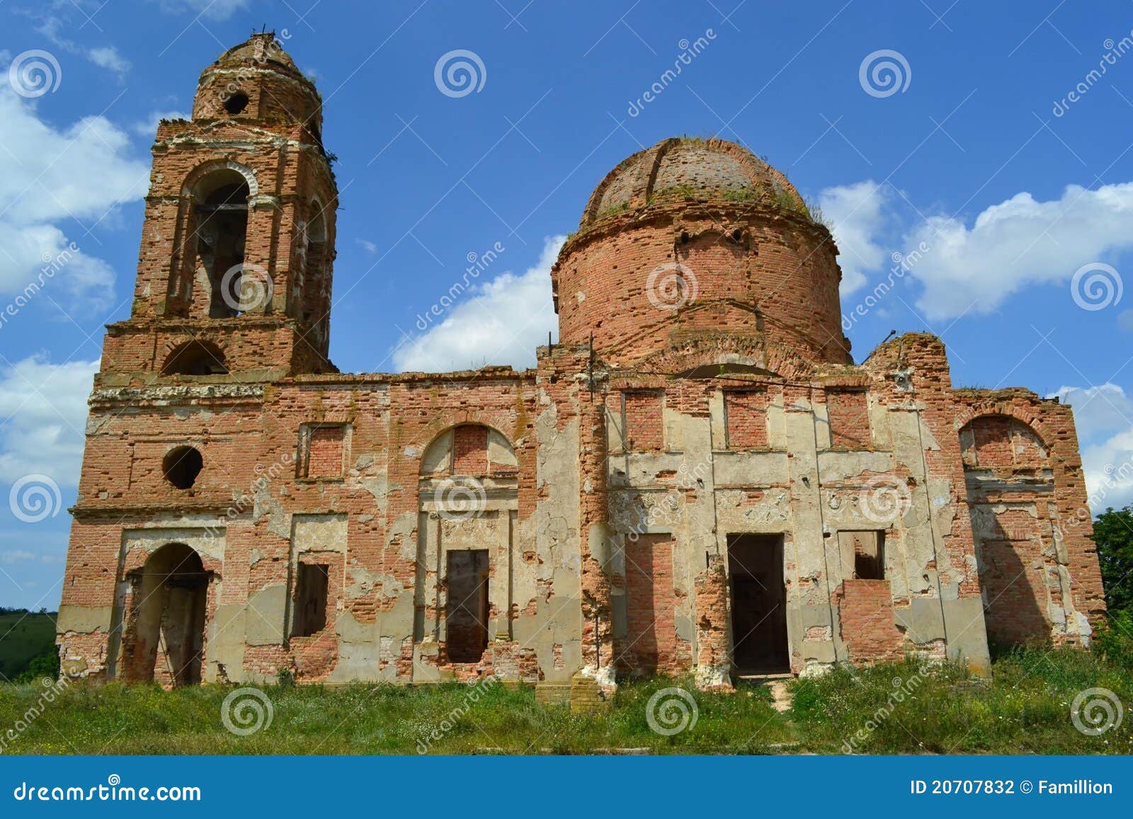 Old Church stock photo. Image of wall, side, clouds, church - 20707832