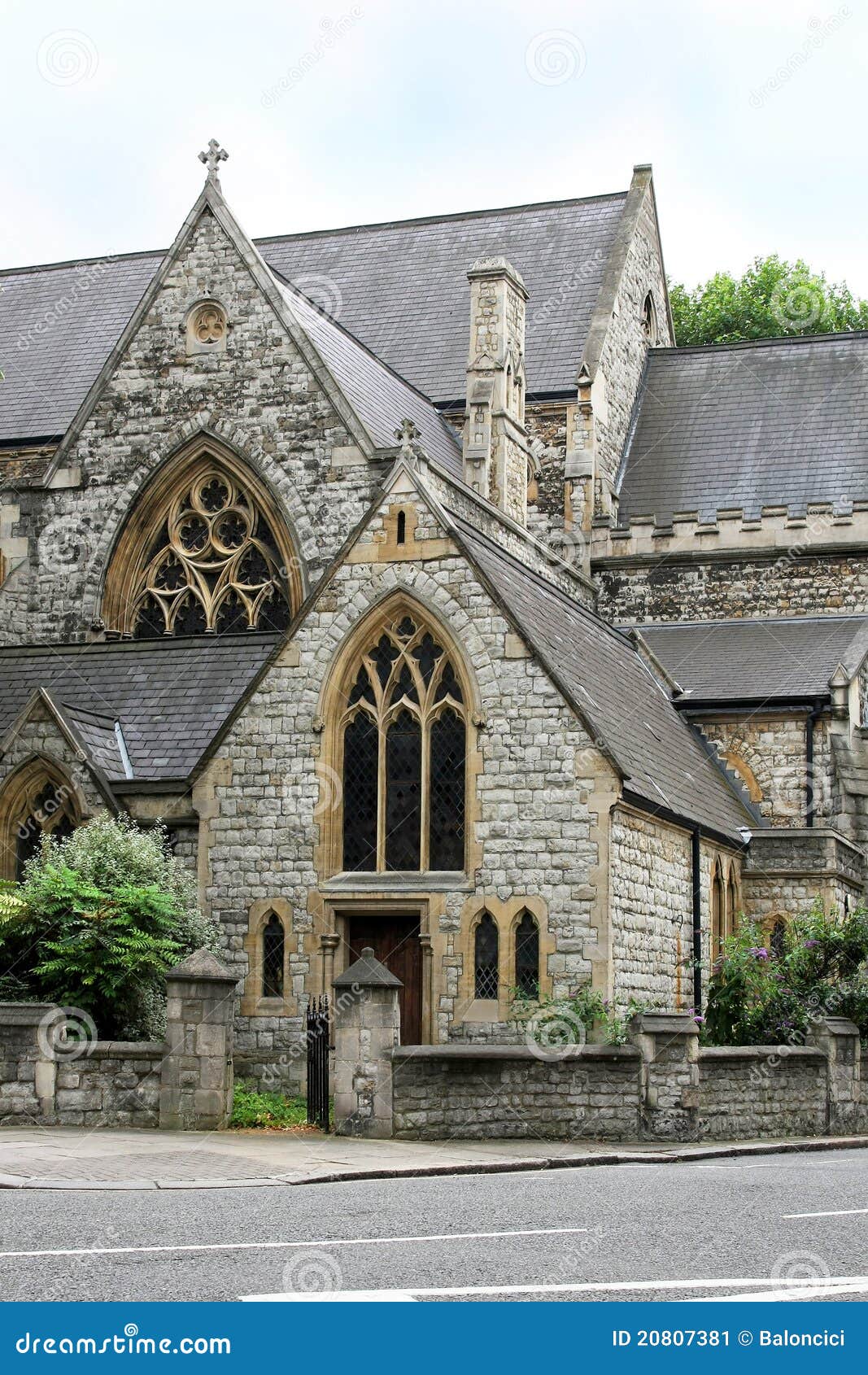 Old church stock image. Image of victorian, protestant - 20807381