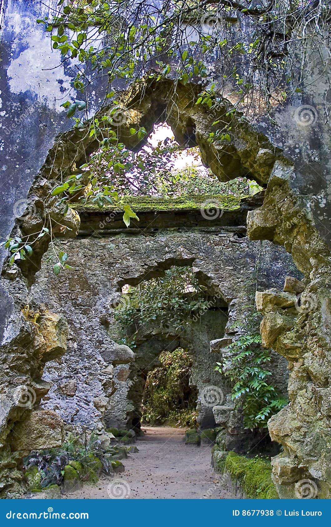 Old Church stock photo. Image of stream, pacific, sintra - 8677938