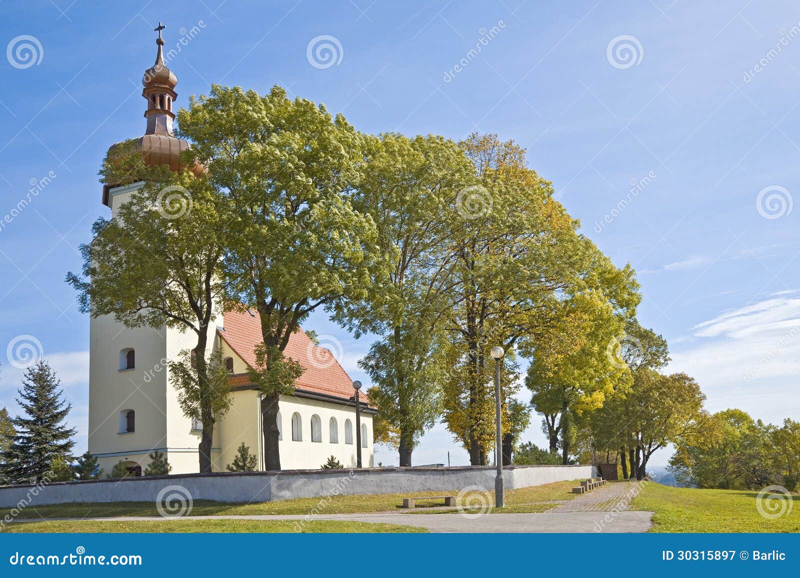 Old church outdoor stock image. Image of inside, church - 30315897