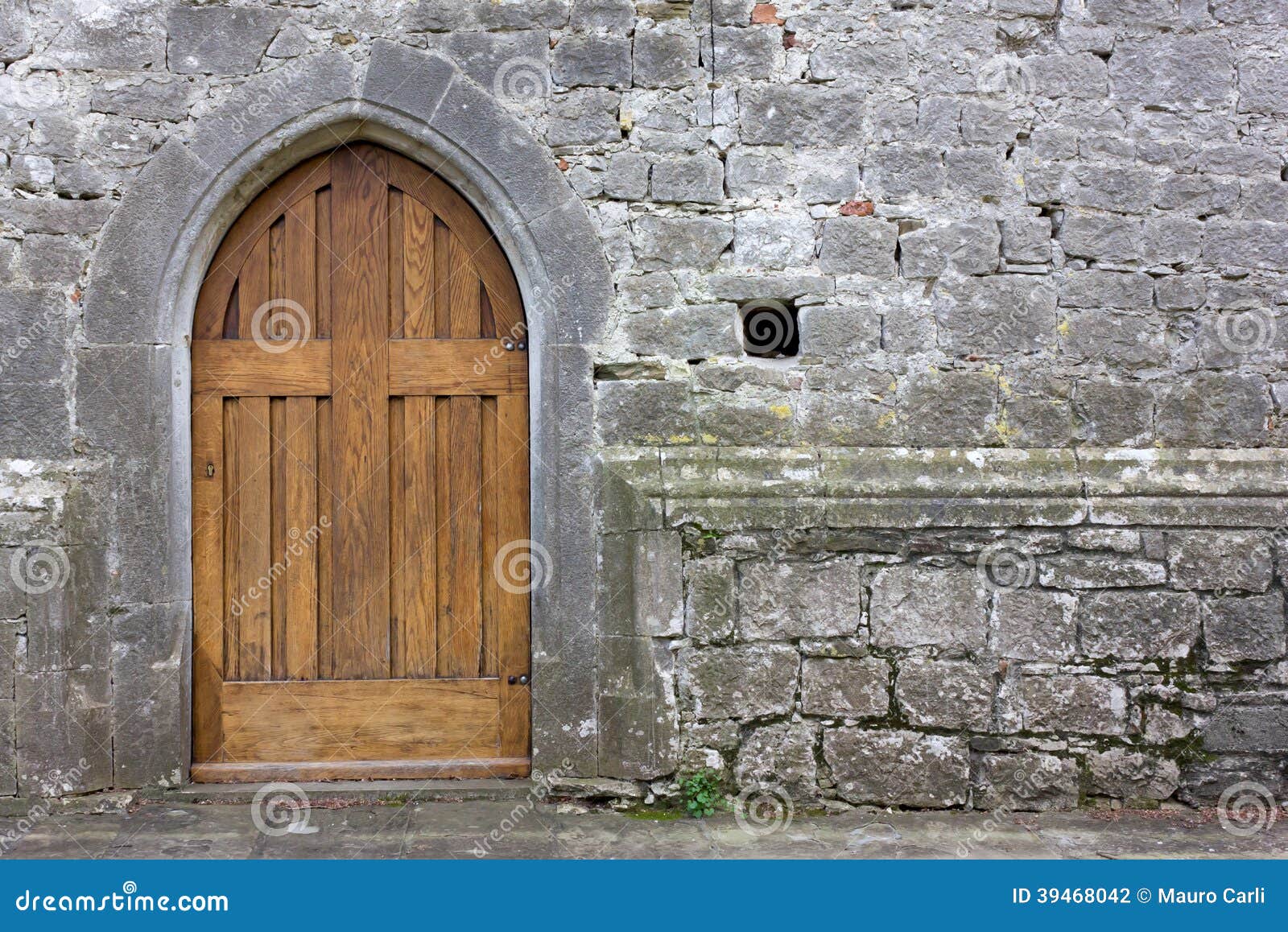 Old Church Back Door stock photo. Image of hole, arch - 39468042