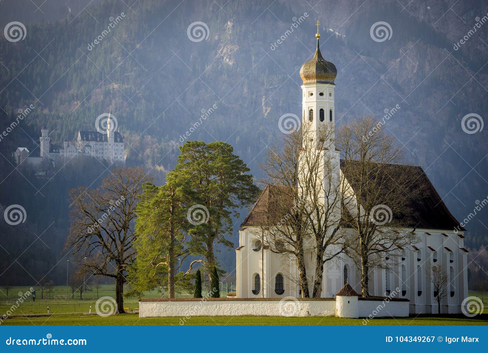 Old Church in Bavaria, Germany. Stock Image - Image of culture ...