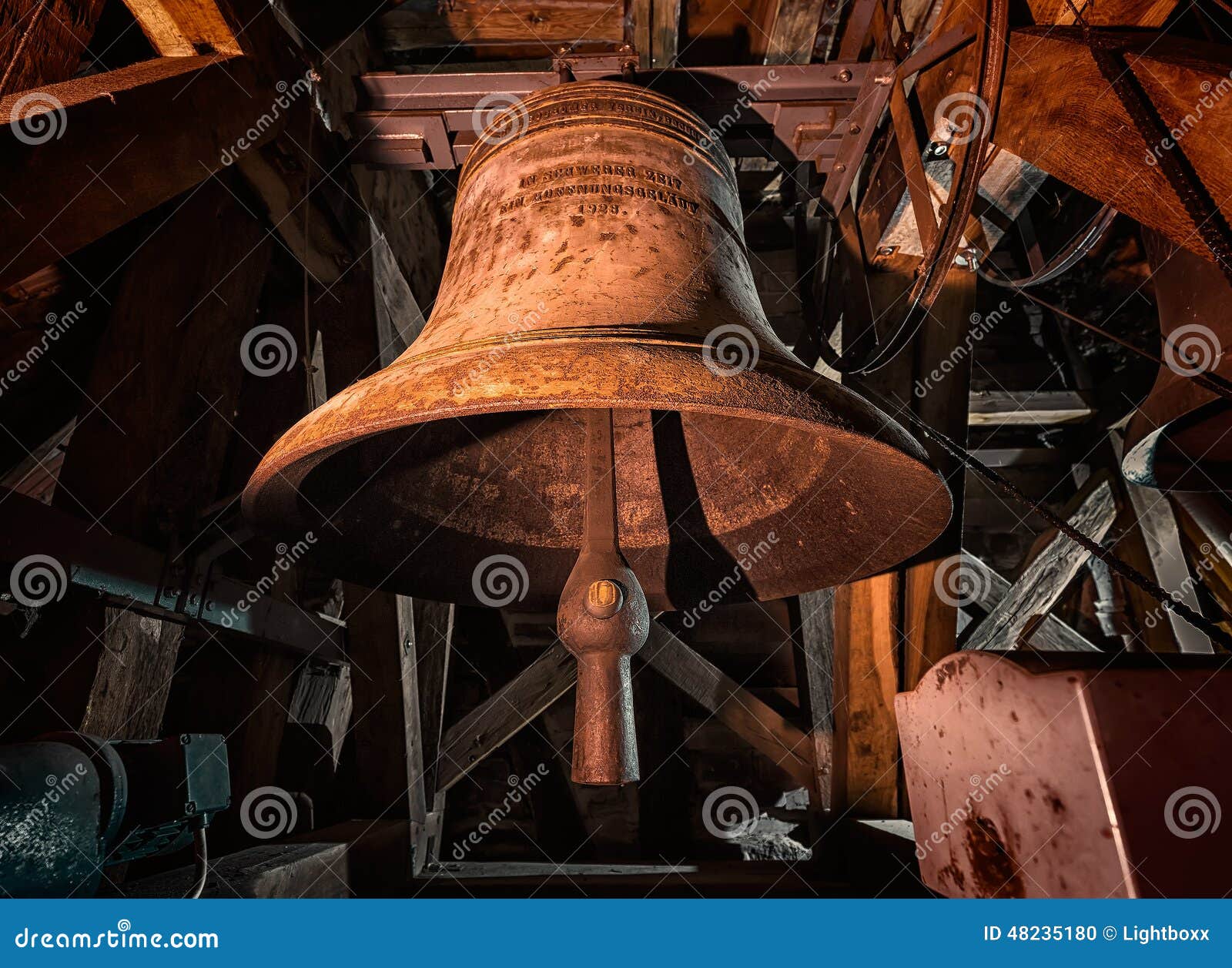 Old Church Bell stock photo. Image of praying, curch - 48235180