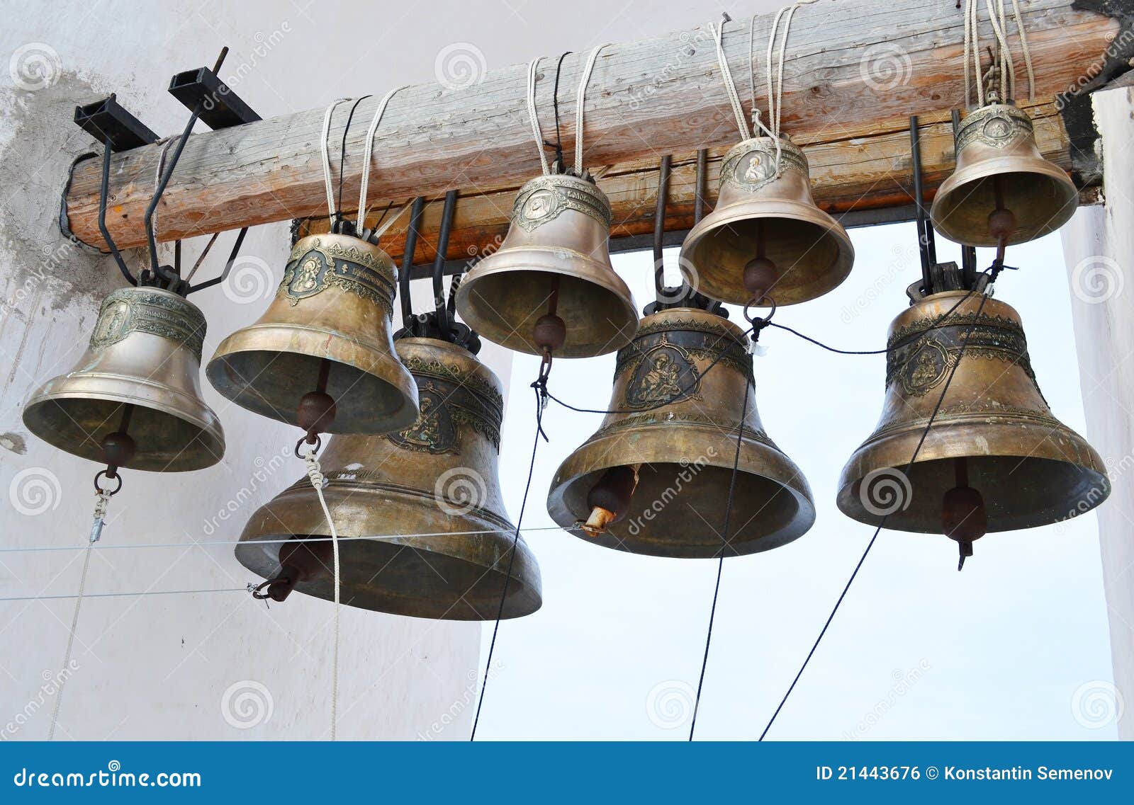 Ringing Church Bells In Winter