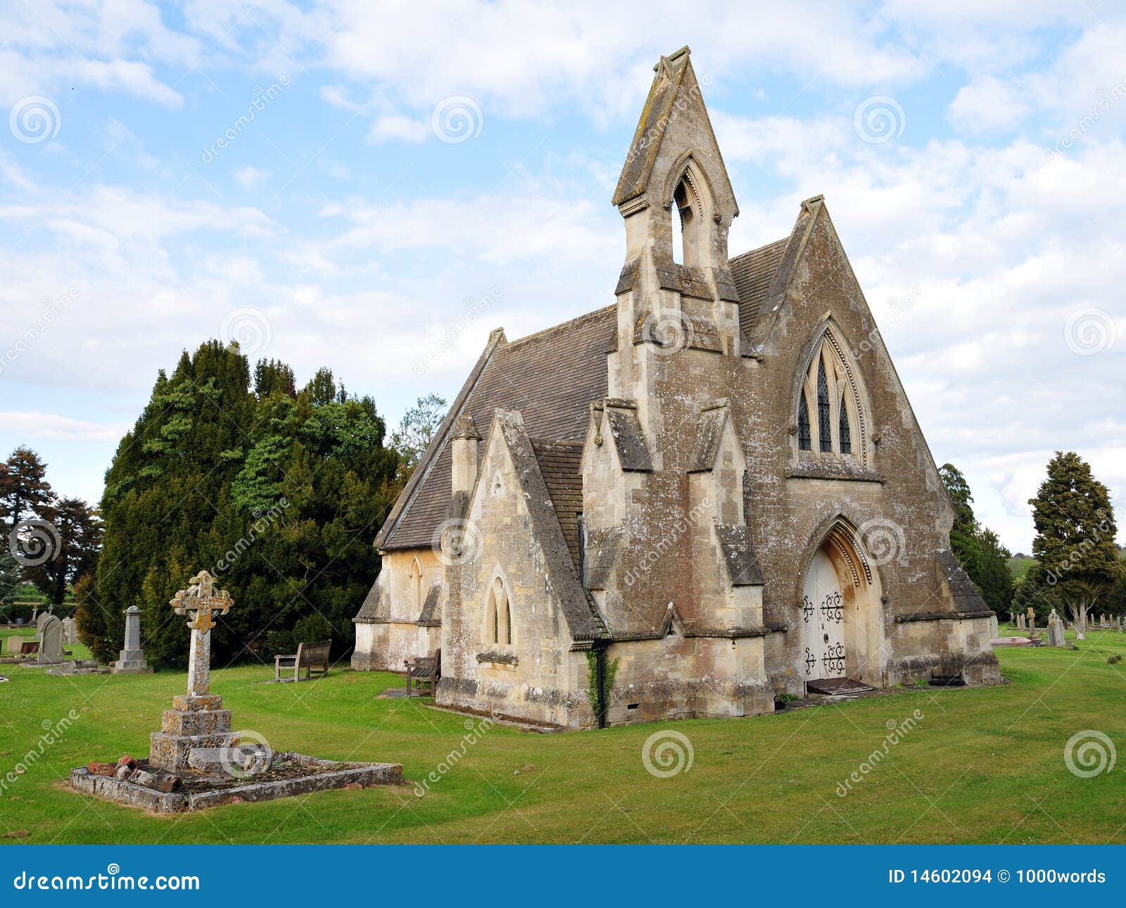 Old Church And Cemetery Stock Images - Image: 14602094