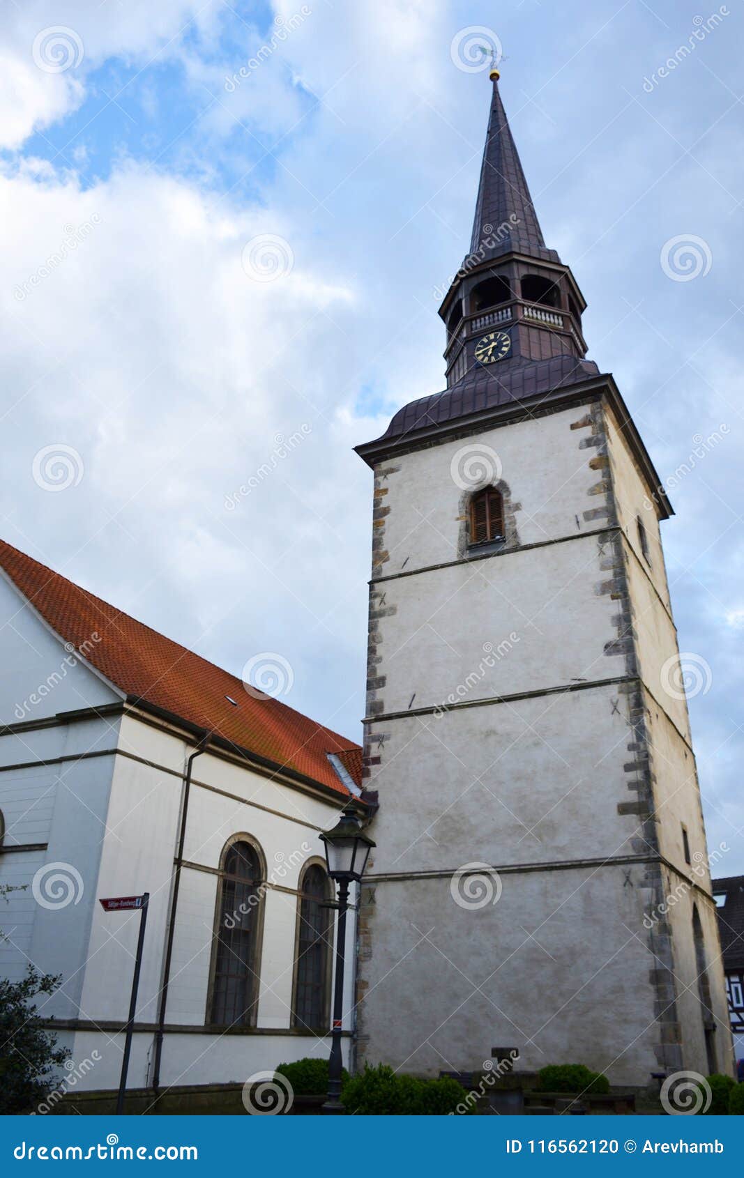 Old Church in Bad Munder, Germany Stock Photo - Image of history ...