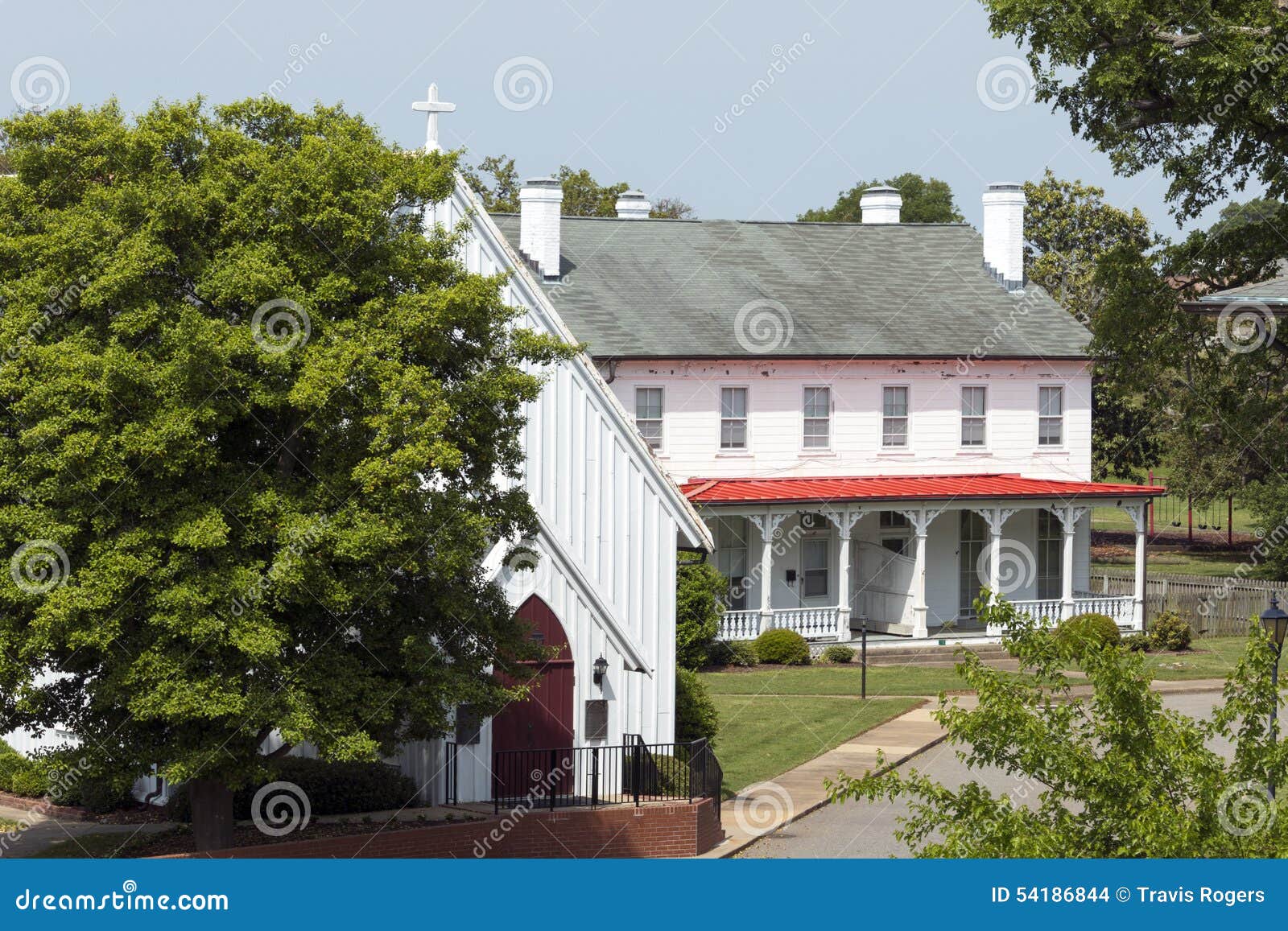 Old Church on the Corner stock photo. Image of christian - 54186844