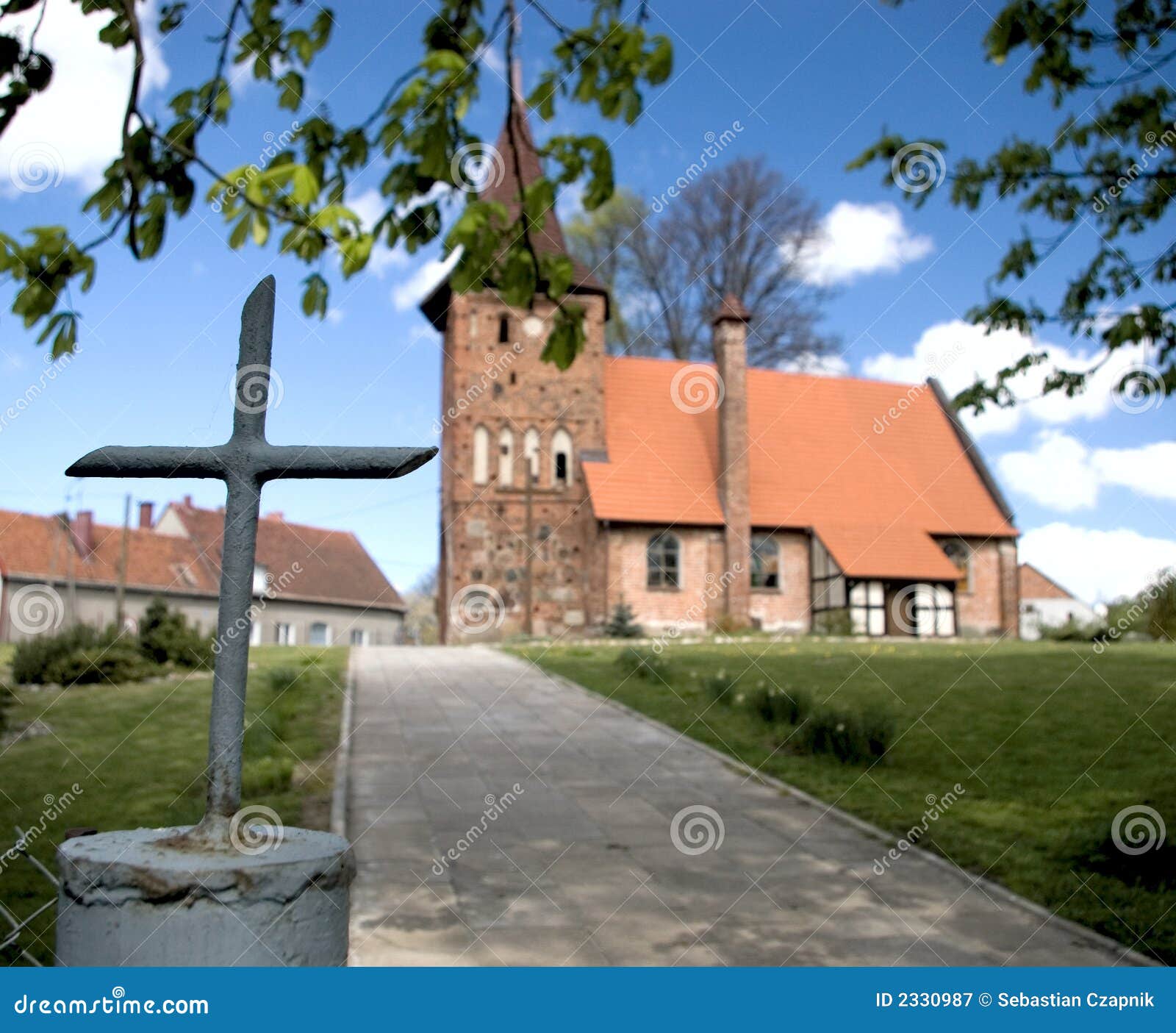 Old church in countryside stock image. Image of outside - 2330987