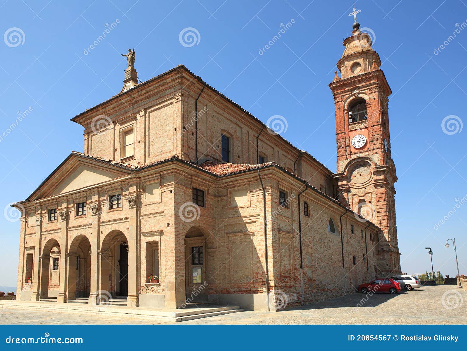 Old Church in Diano D Alba, Italy. Stock Image - Image of architecture ...