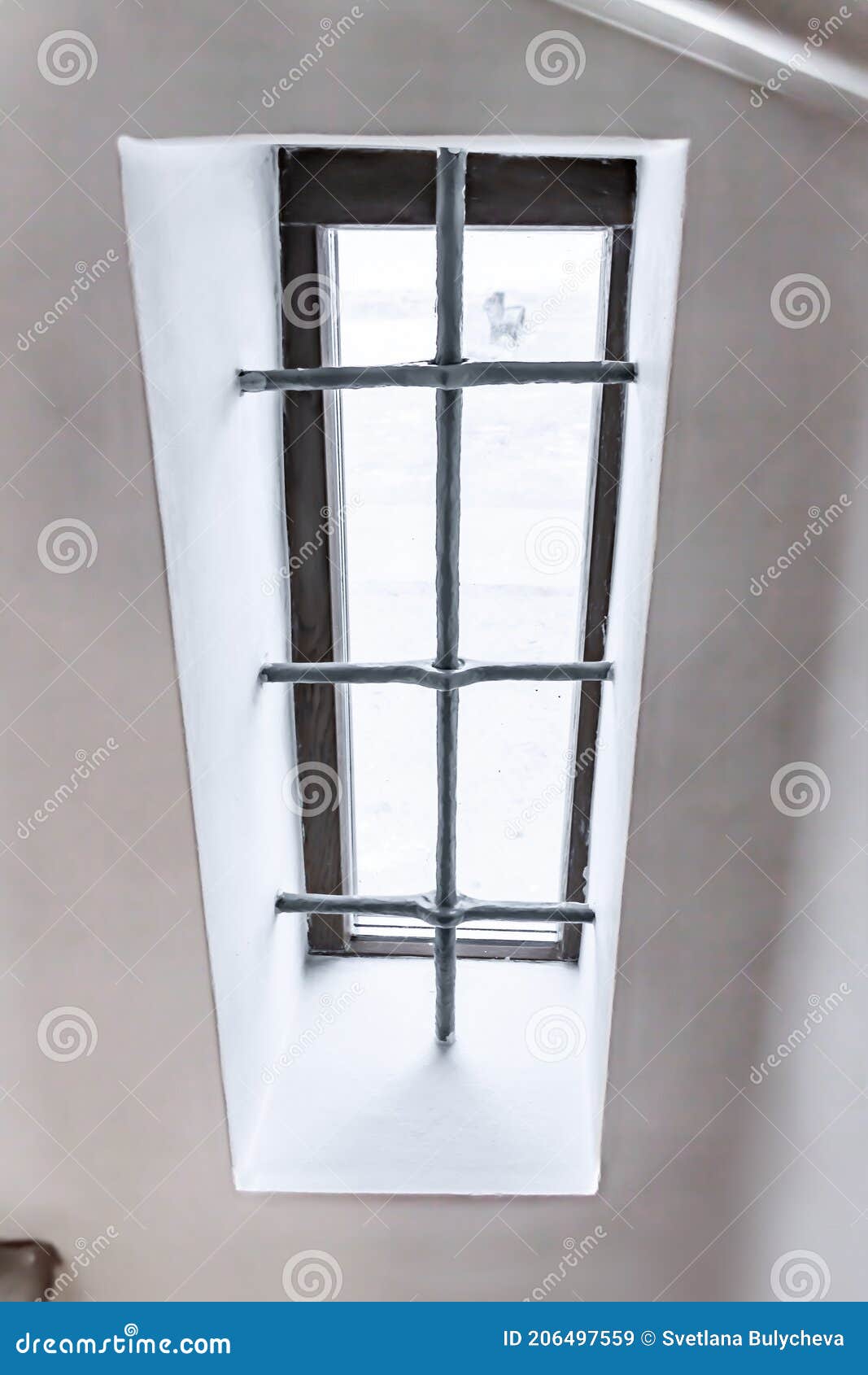 Old Church Forged Window Frame Set Ancient Stone Building Stock Image ...