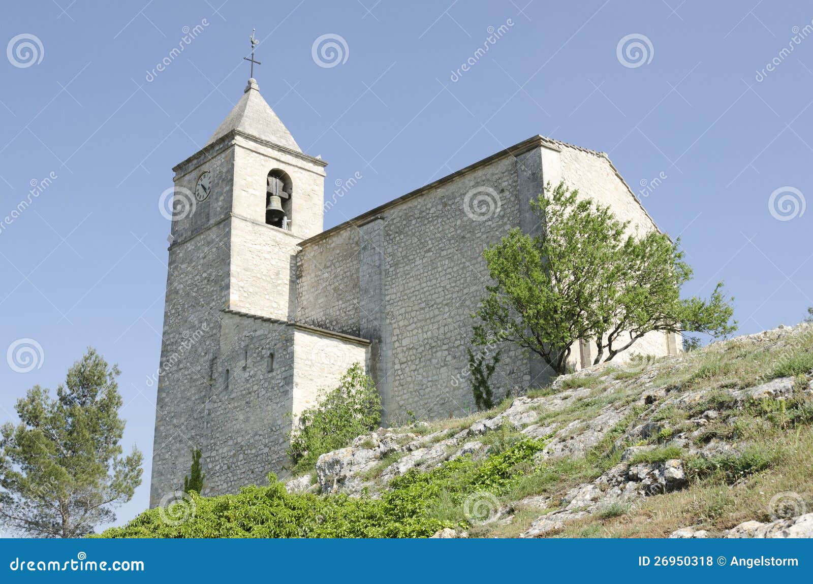 Old church in France stock photo. Image of travel, worship - 26950318