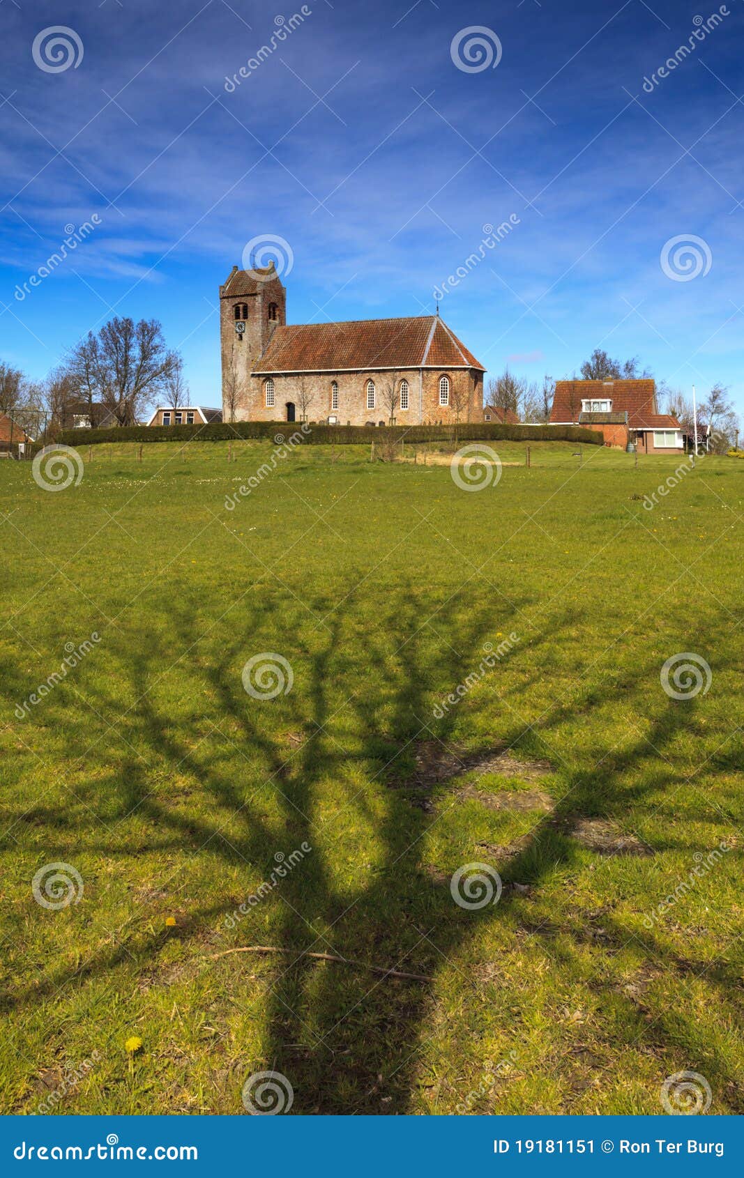 Old church on a hill stock image. Image of religious - 19181151