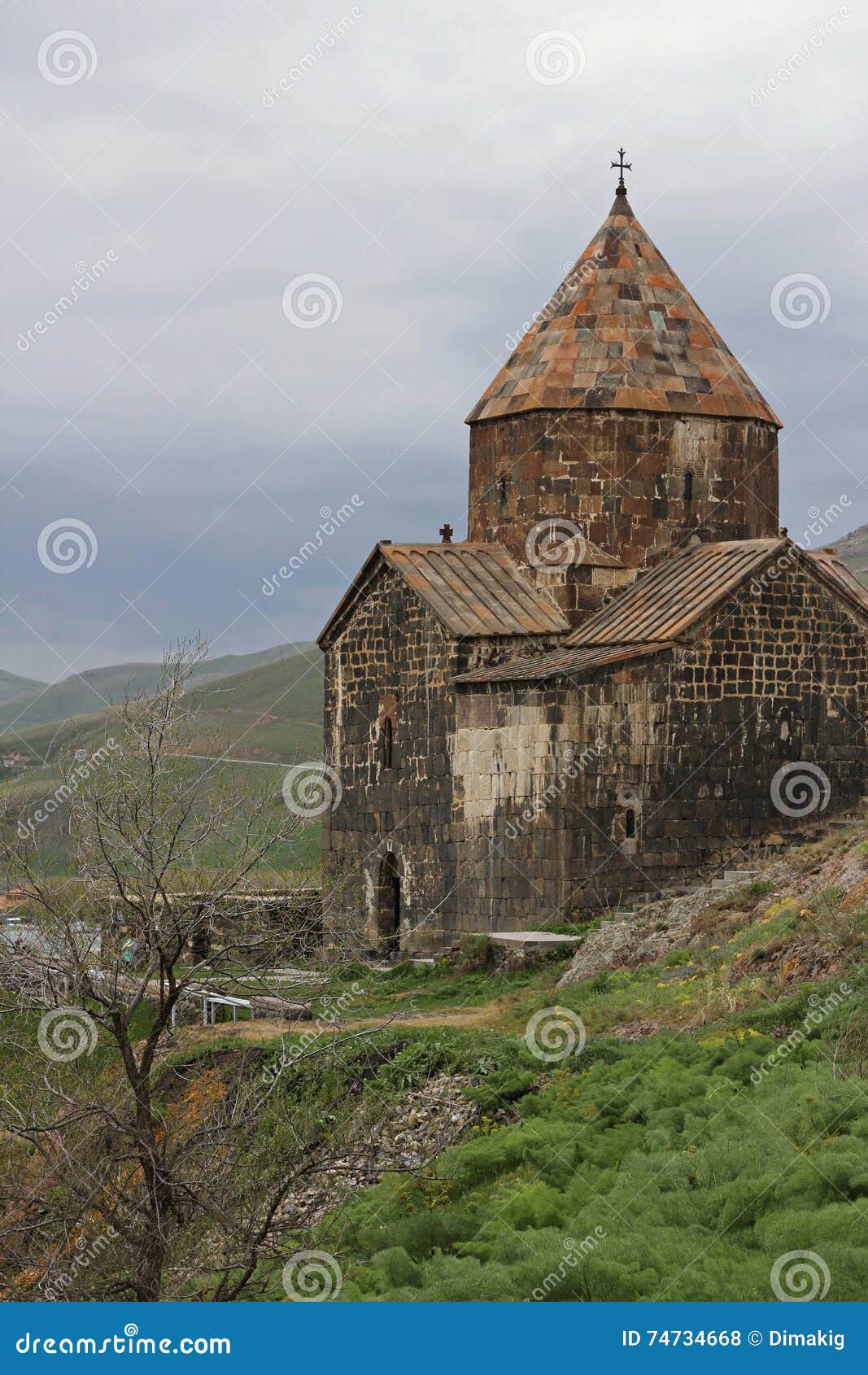 Old church on the hill stock photo. Image of religion - 74734668
