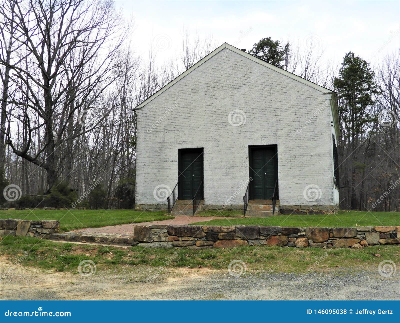 Old Desolate Church on a Hill in Western Pennsylvania Stock Photo ...