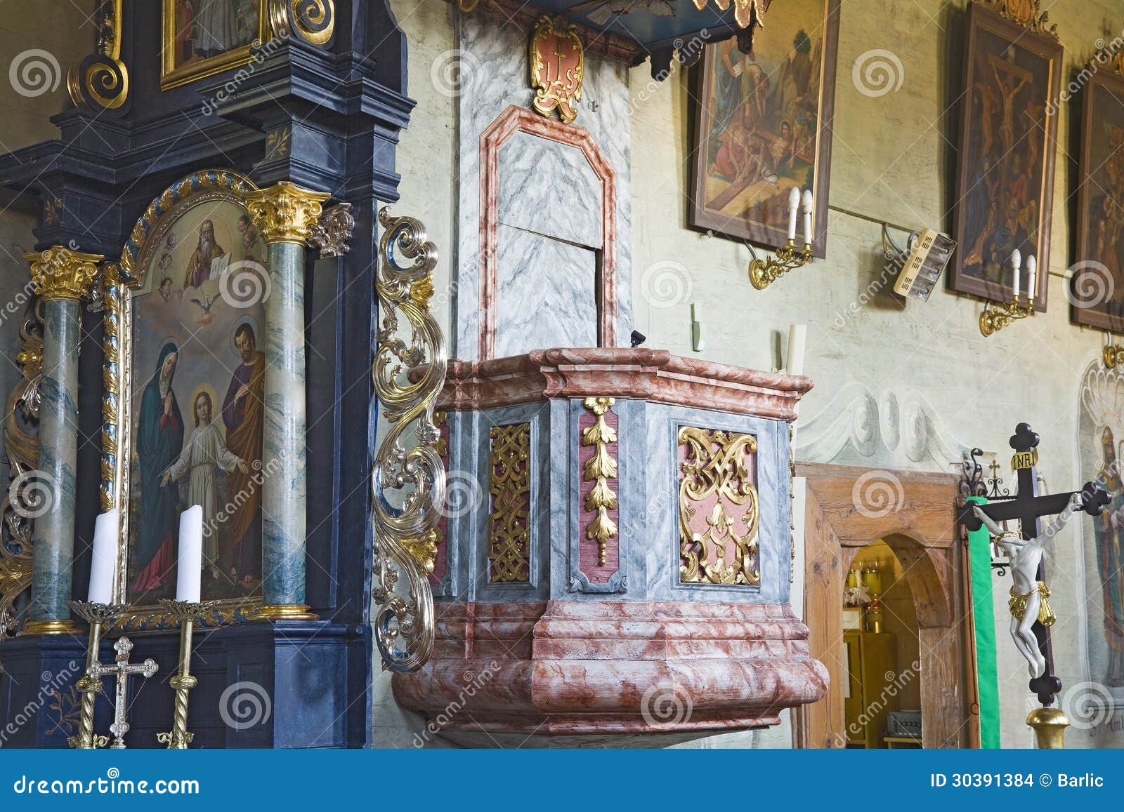 Old church stock photo. Image of european, beauty, empty - 30391384