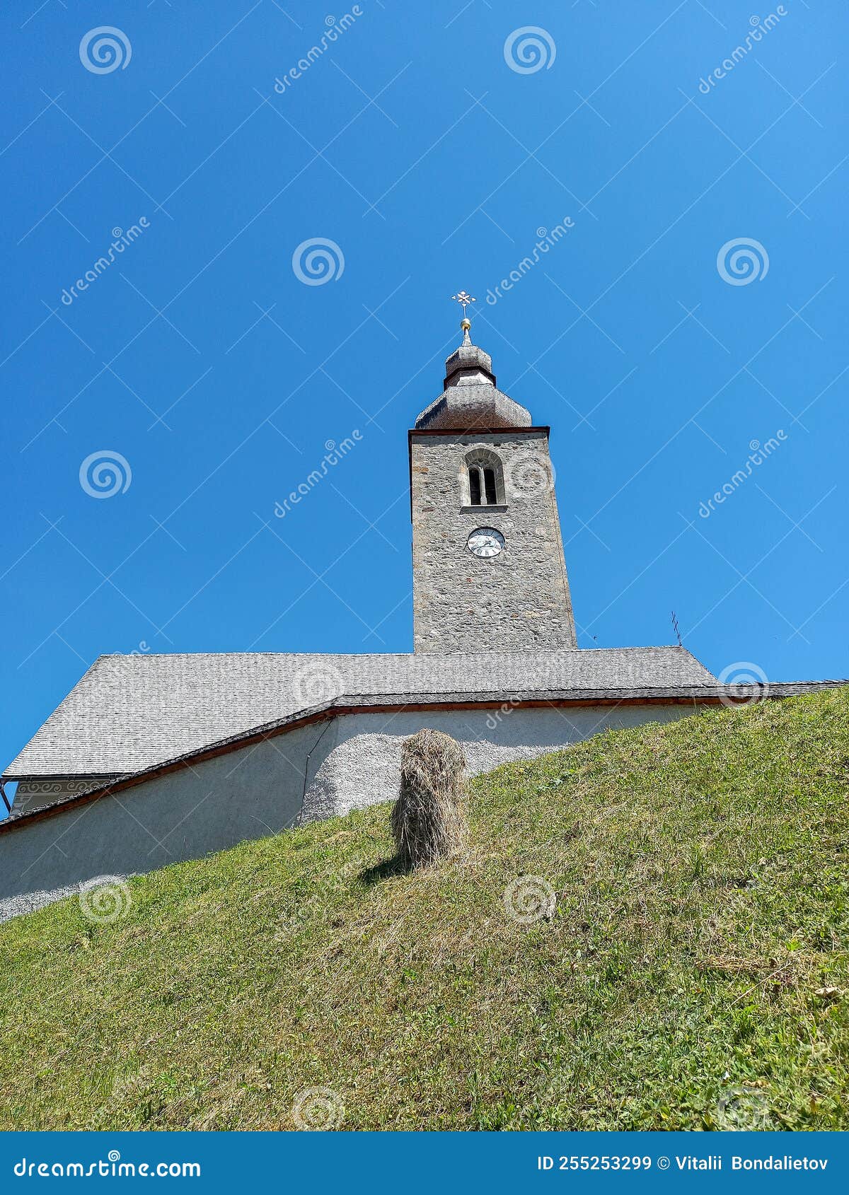 The Old Church in Lech am Arlberg Stock Image - Image of religious ...