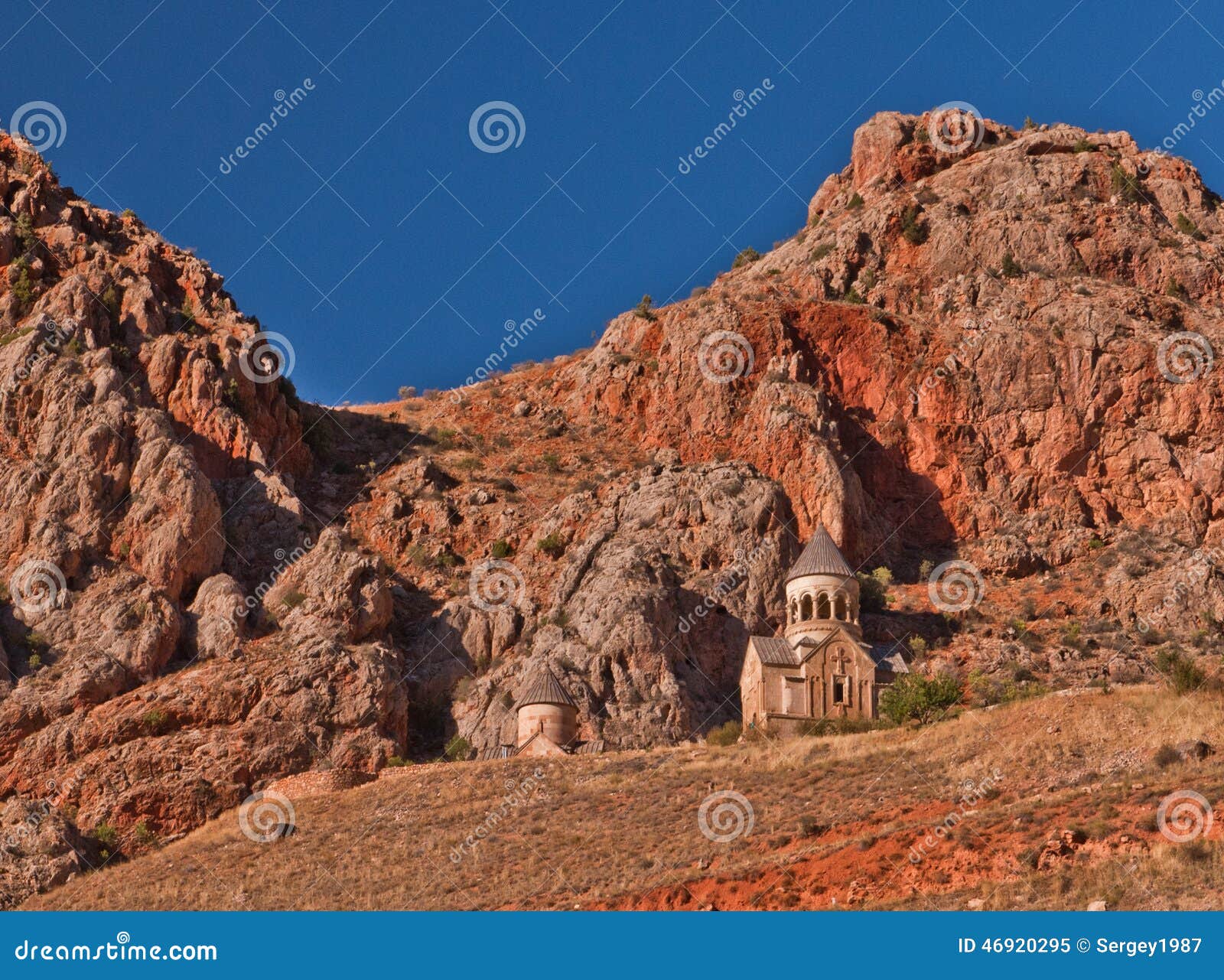 Old church in mountains stock image. Image of medieval - 46920295