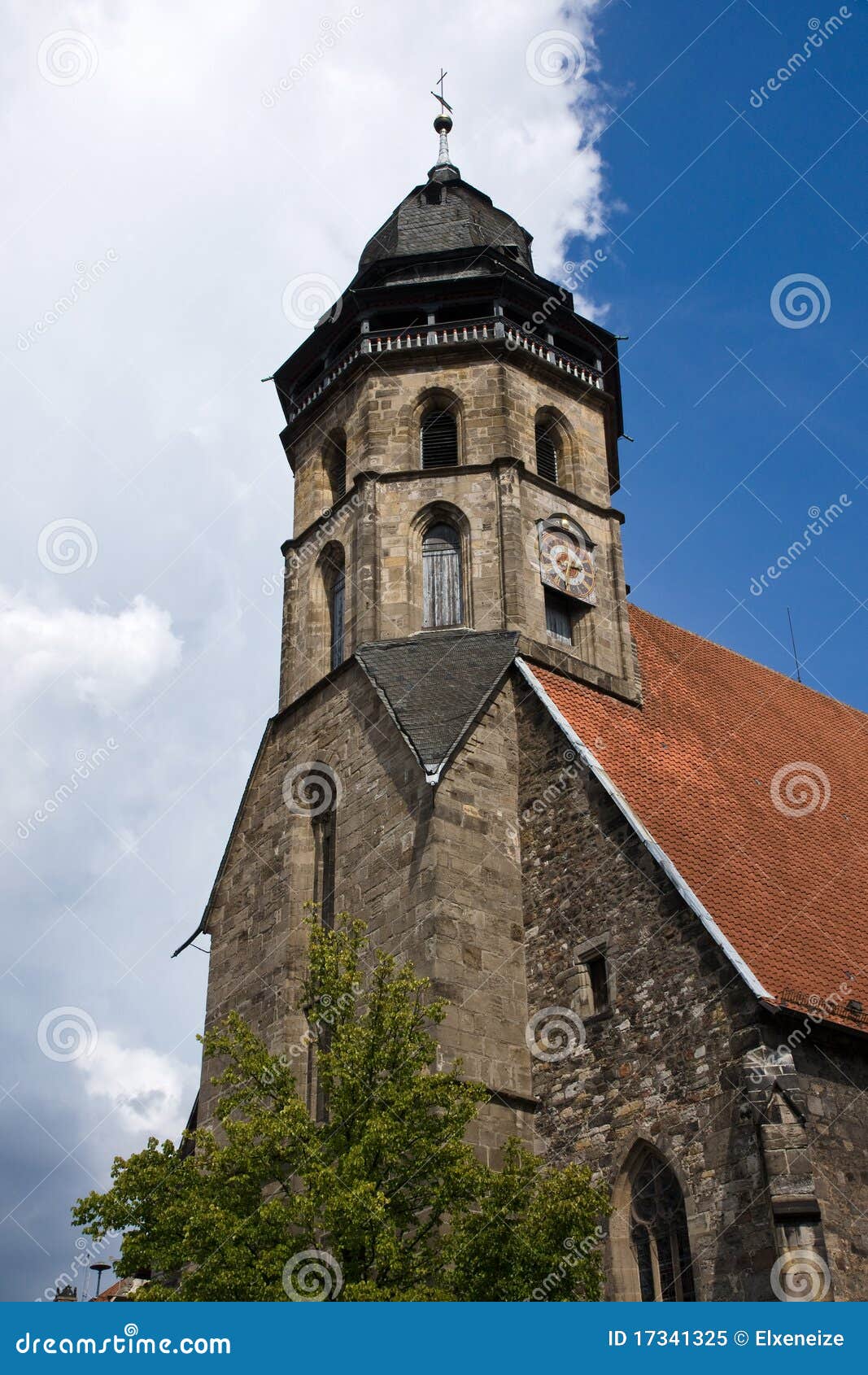 Old Church in Northern Germany Stock Image - Image of christian ...