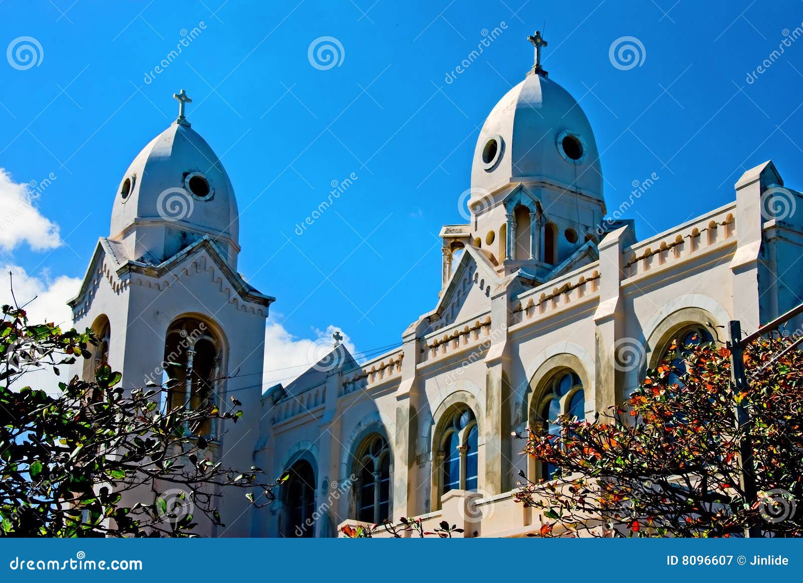 Old church in Puerto Rico stock image. Image of arch, cross - 8096607