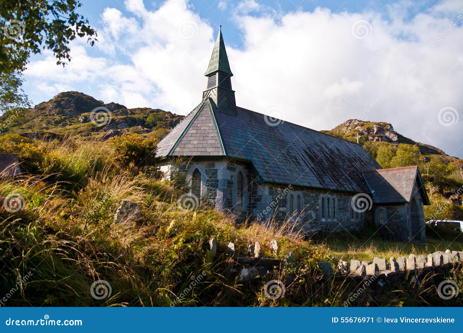 Old church. stock image. Image of stone, sightseeing - 55676971