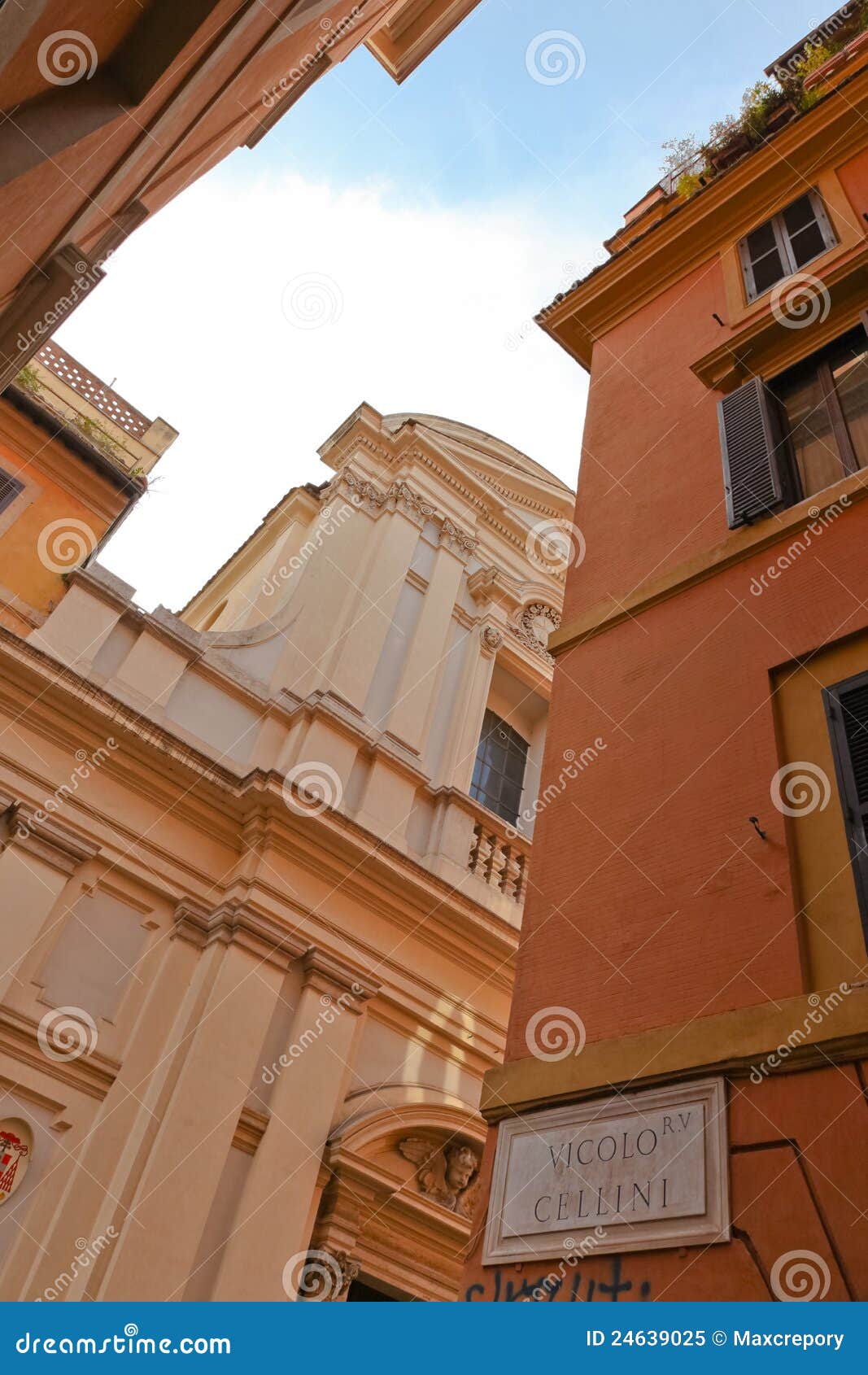 Old church in Rome stock image. Image of holiday, famous - 24639025