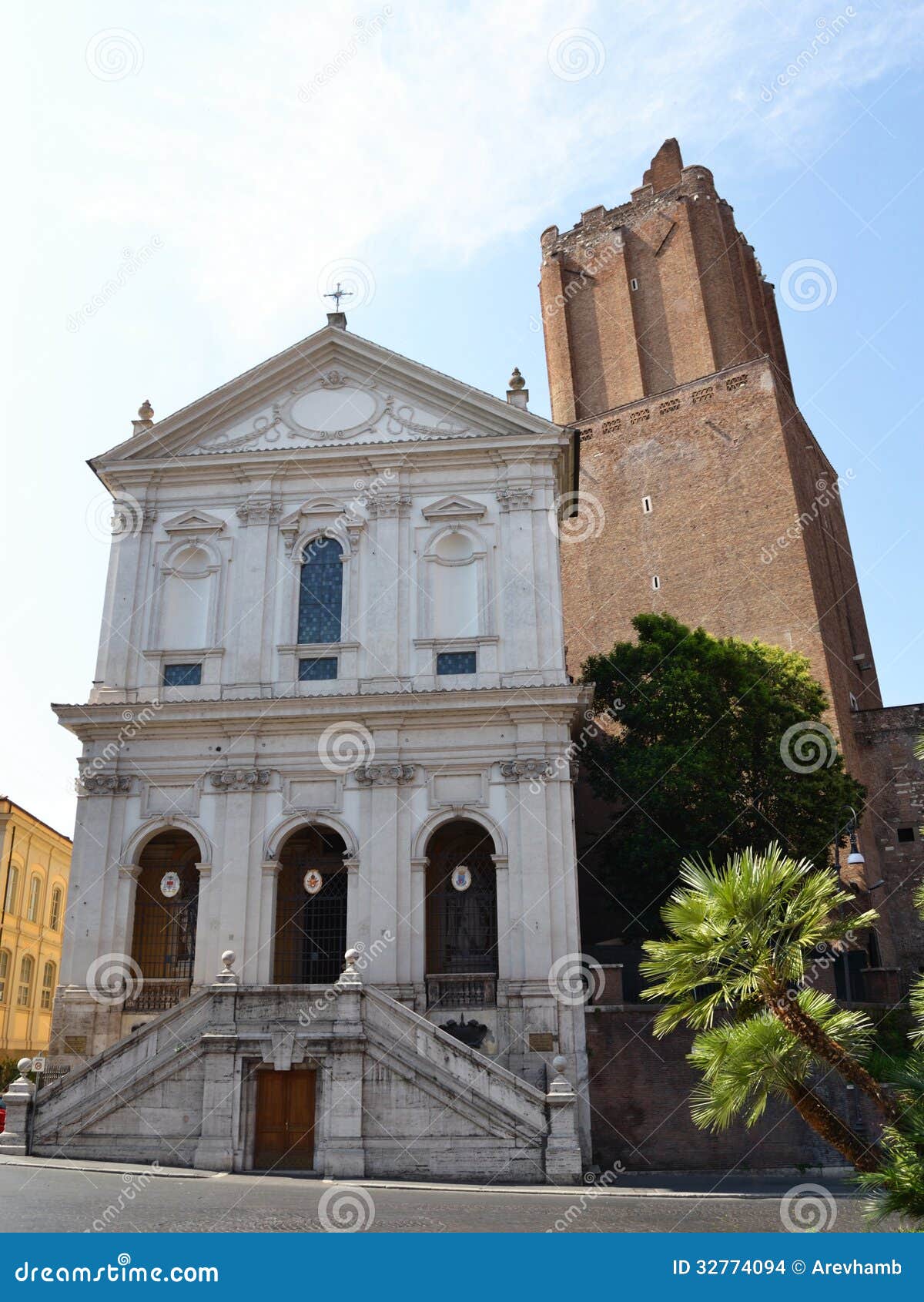 Old church in Rome stock photo. Image of rome, catholicism - 32774094
