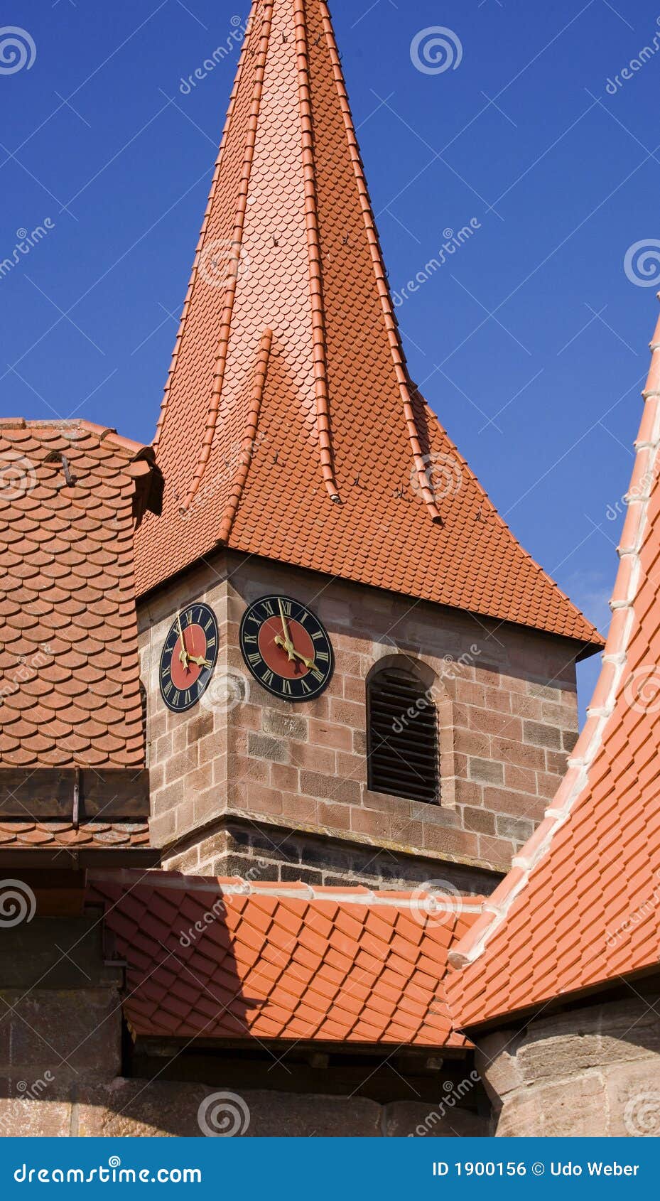 Old church roof stock photo. Image of stone, medieval - 1900156