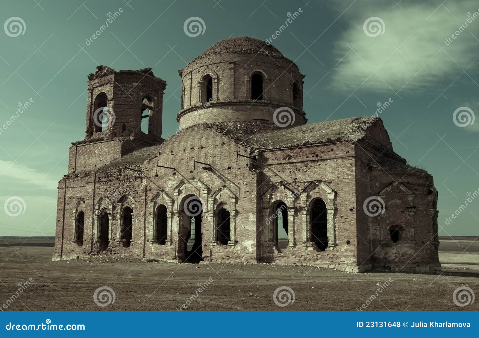 Old church ruins stock photo. Image of cloud, place, russia - 23131648