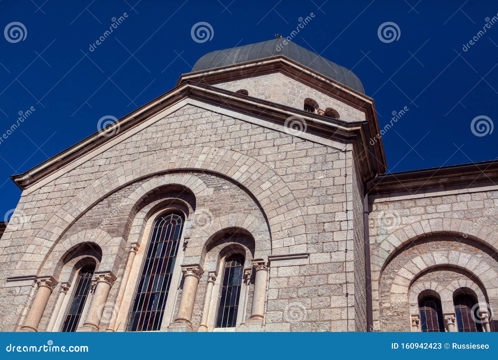 Old church side view stock image. Image of landmark - 160942423