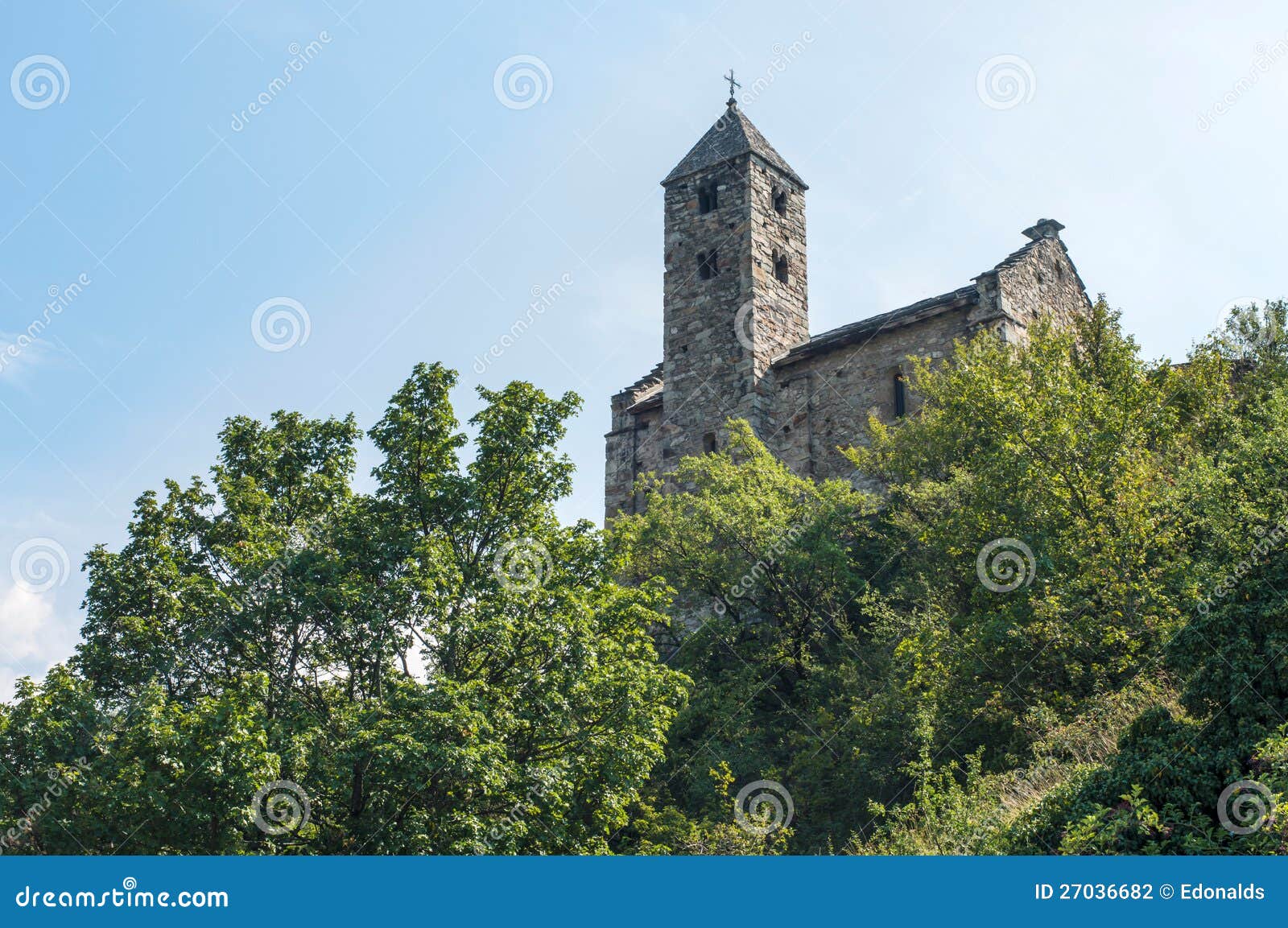 The Old Church in Sion stock photo. Image of stone, museum - 27036682