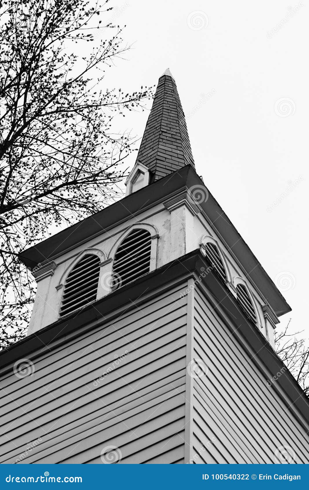 Old Church Steeple stock photo. Image of white, tower - 100540322