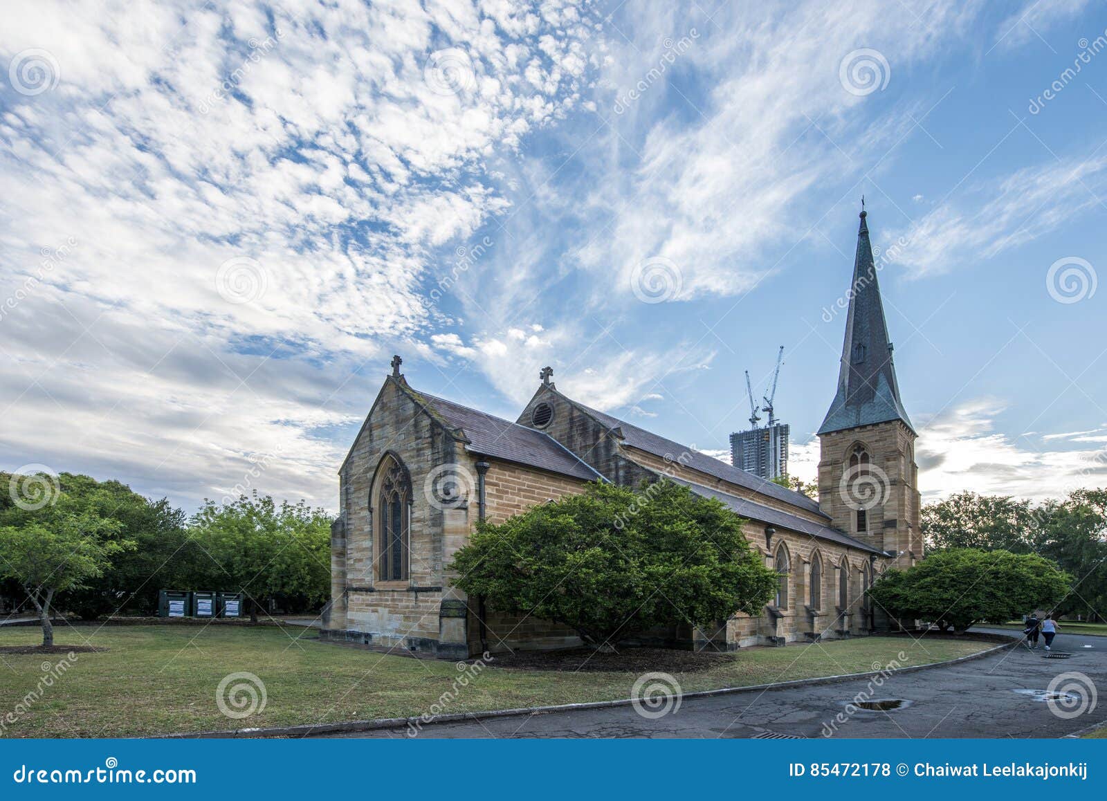 Old church in Sydney. stock photo. Image of historical - 85472178