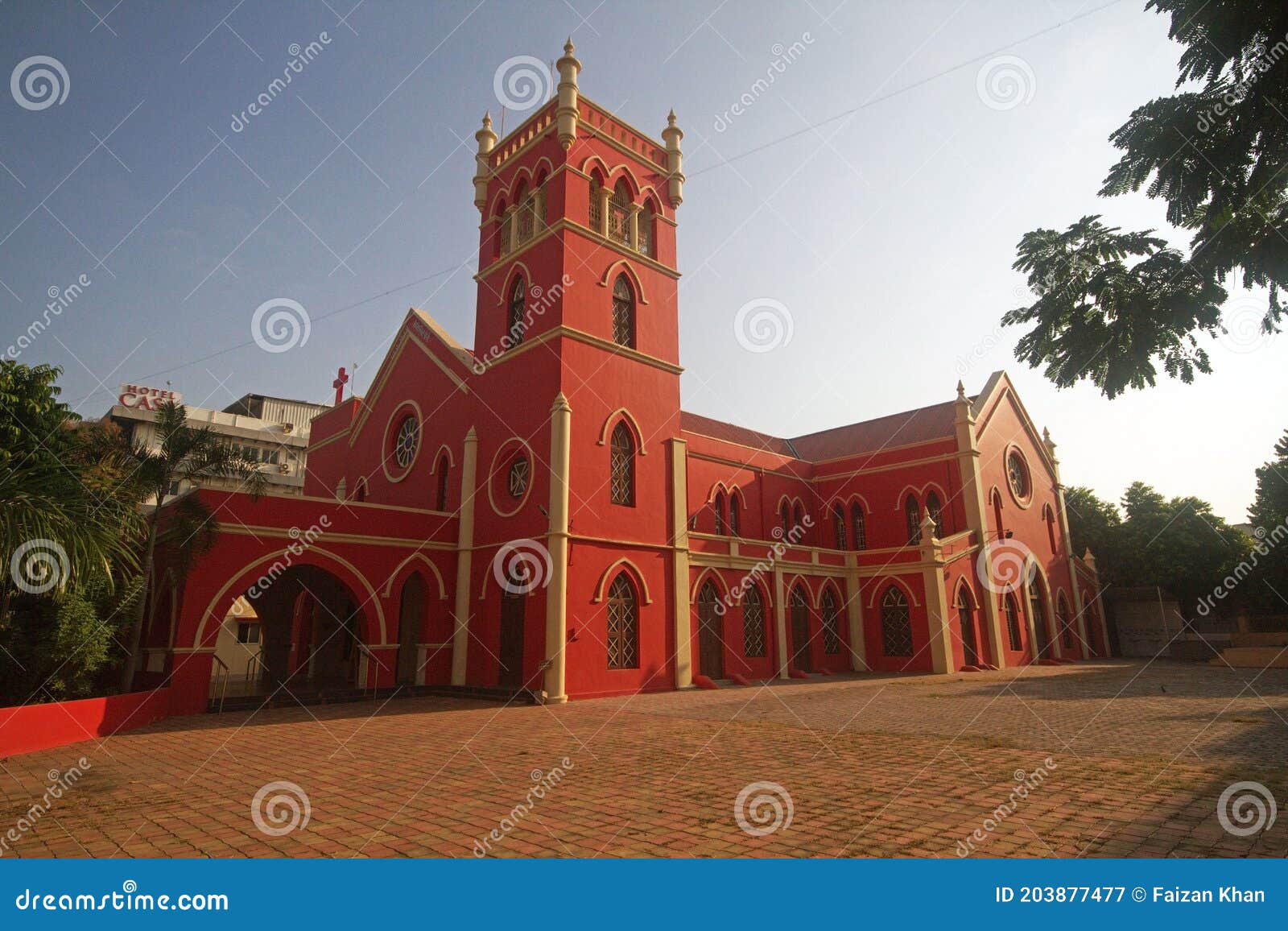 Old Church in Vadodara Gujarat Stock Image - Image of building, quail ...