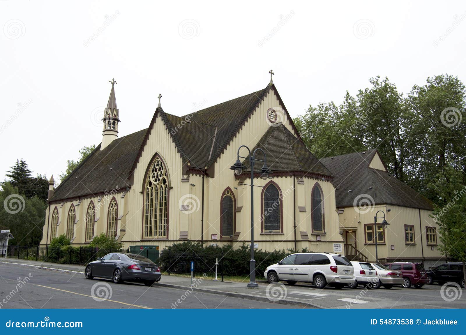 Old church Victoria BC editorial stock photo. Image of church - 54873538