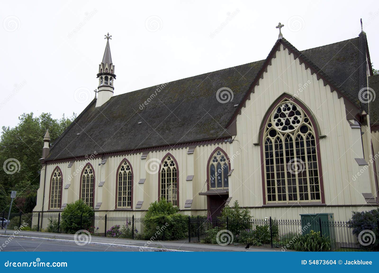 Old church Victoria BC editorial stock image. Image of historic - 54873604