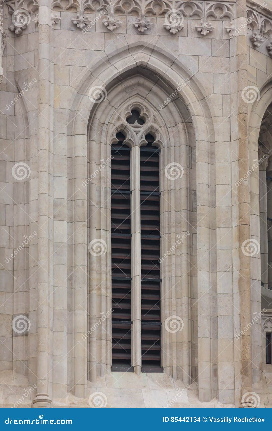 Old Church Window Showing Much Detail and Texture Stock Photo - Image ...