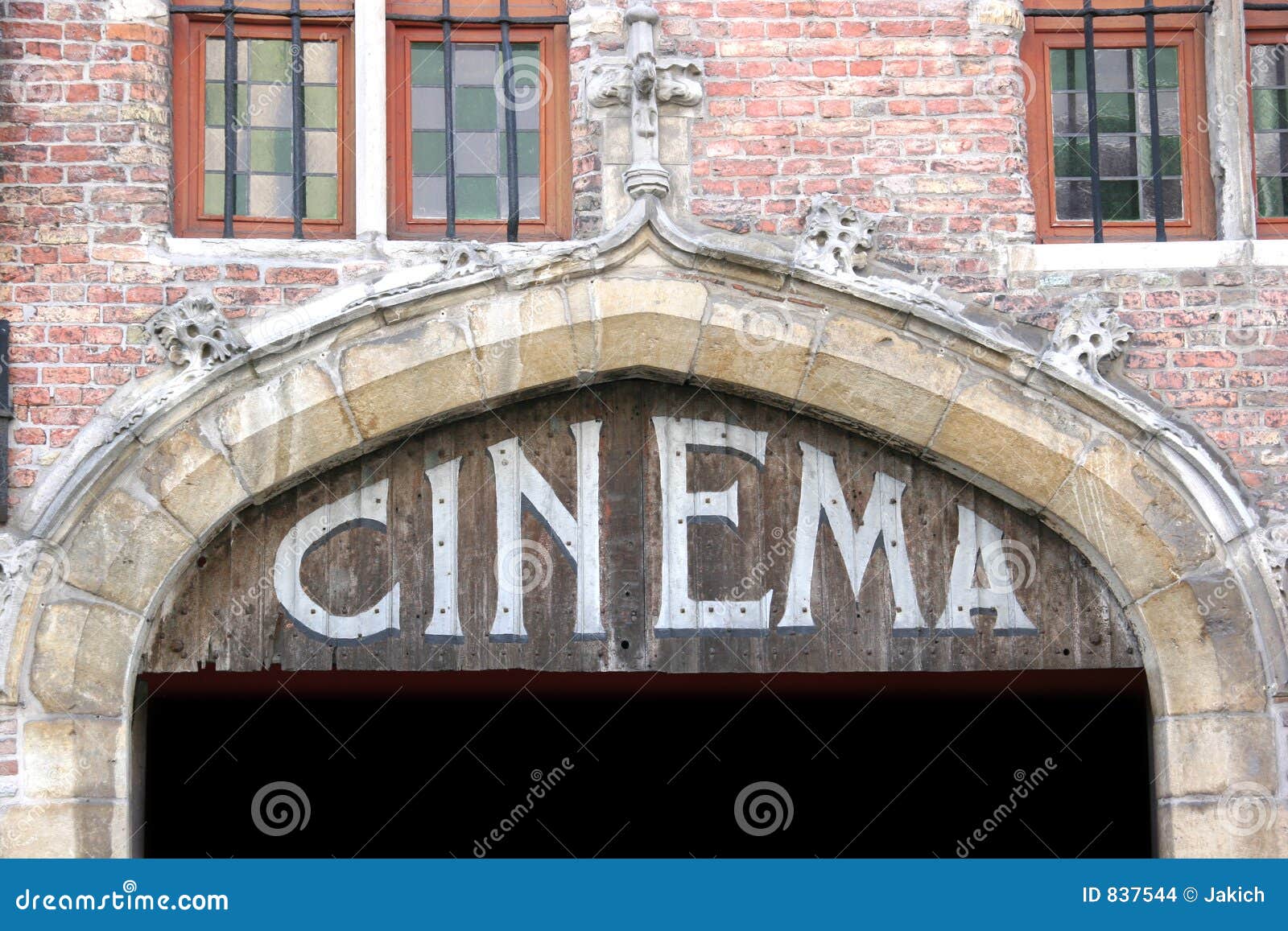 Old cinema sign stock photo. Image of standing, antique - 837544