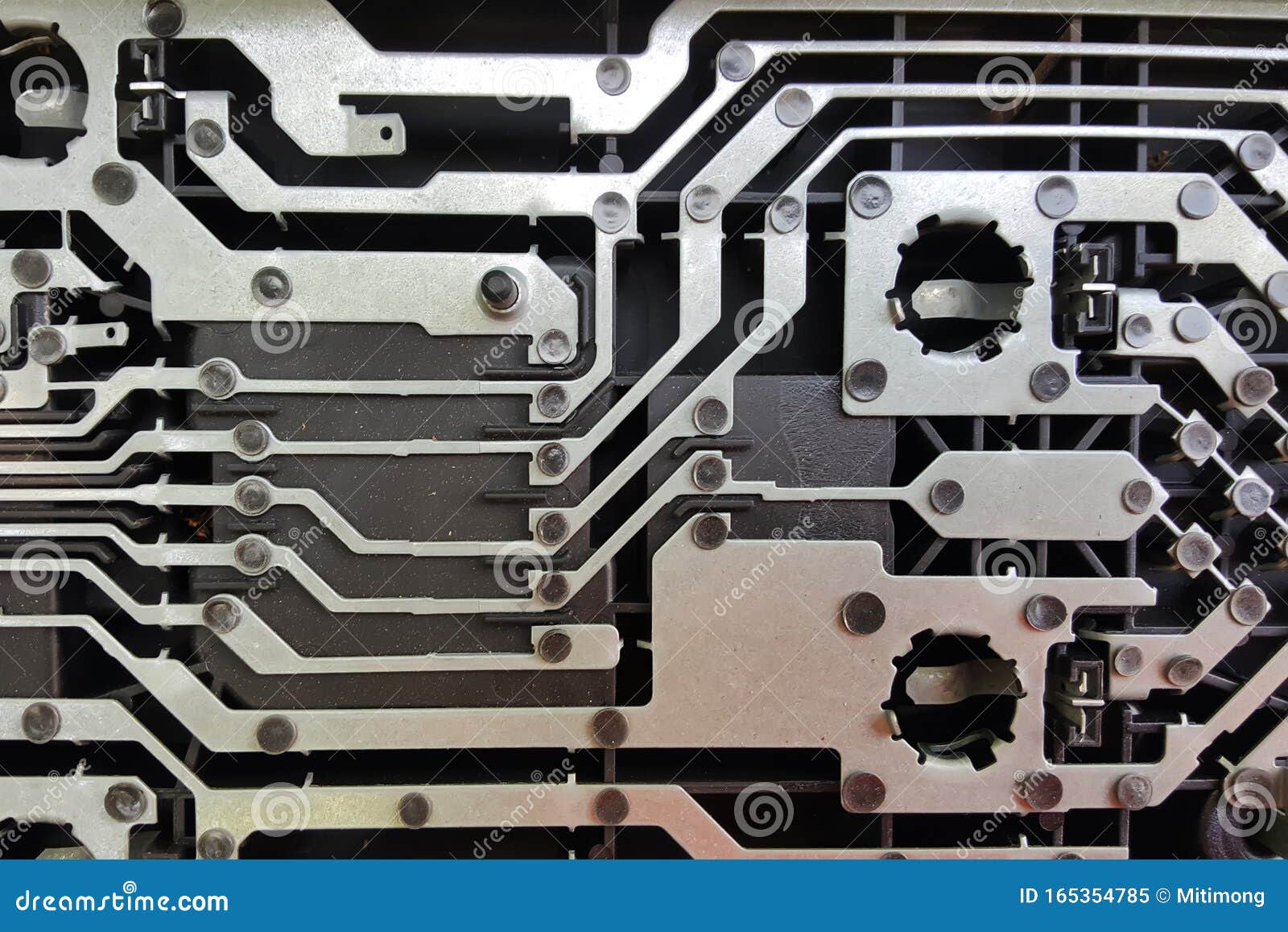 Circuit board close up stock image. Image of display - 165354785