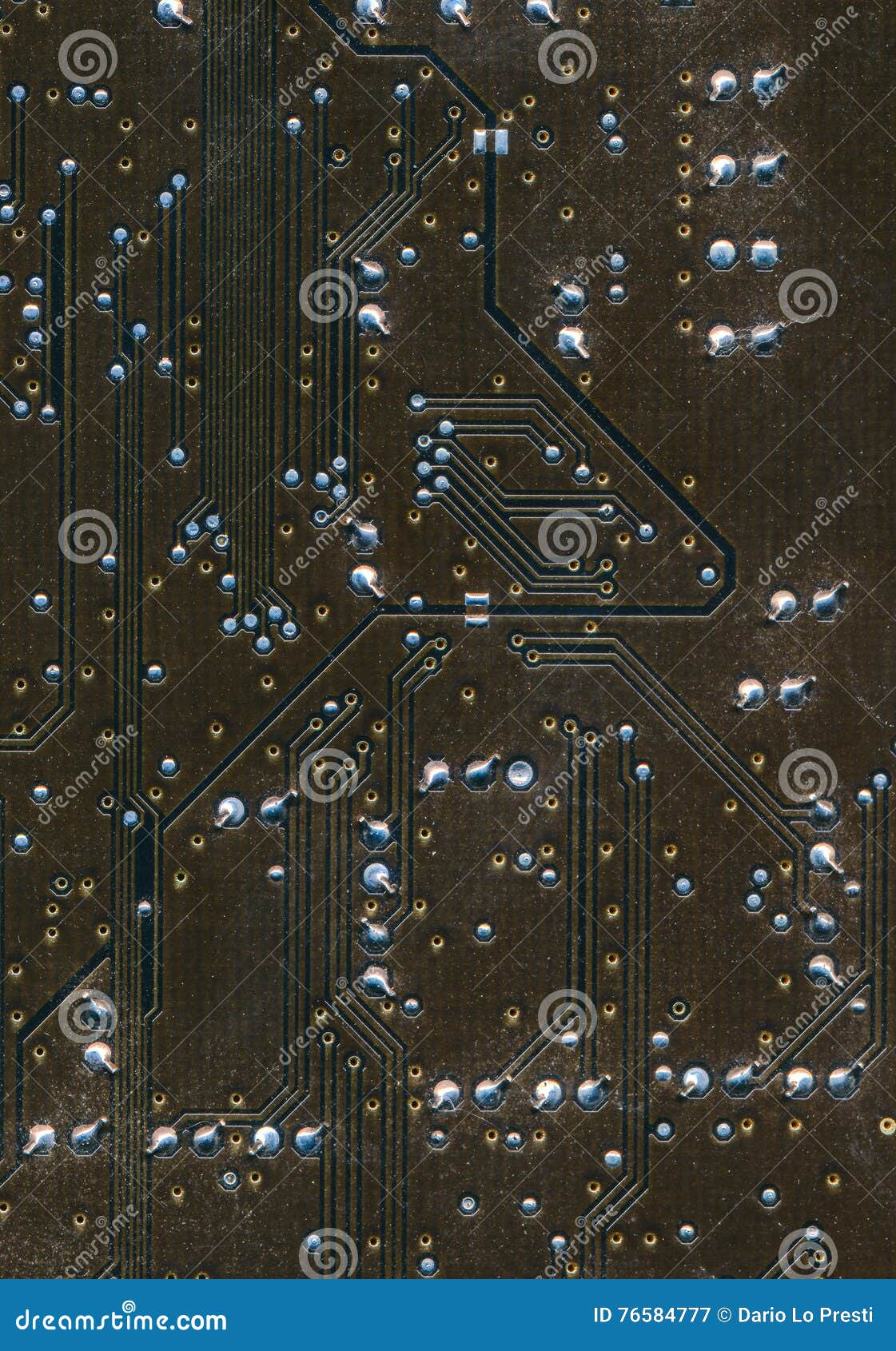 Old circuit board stock image. Image of concept, closeup - 76584777