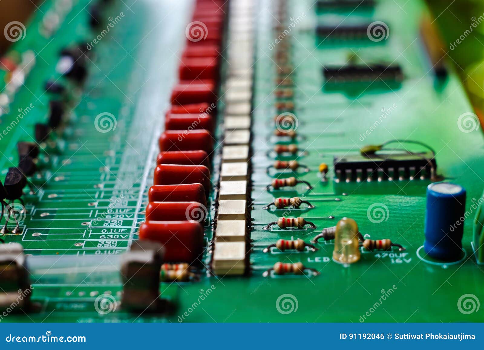 Old circuit boards stock photo. Image of scrap, crushed - 91192046