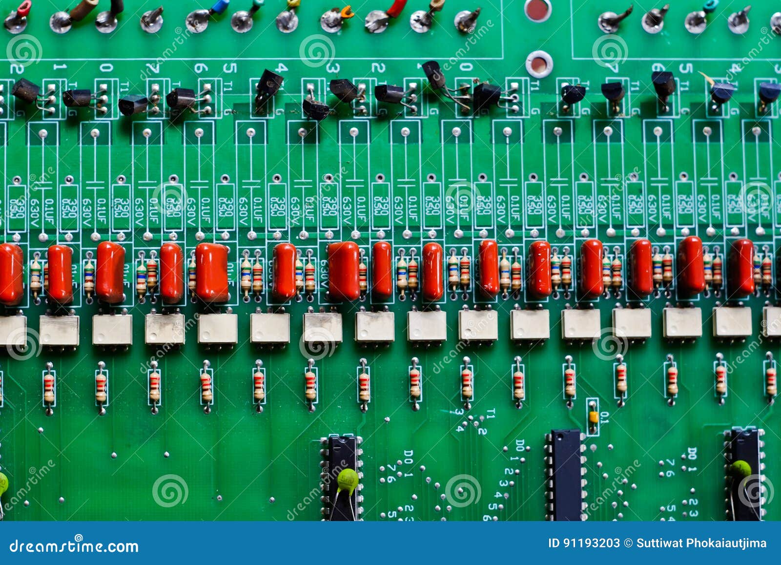 Old circuit boards stock image. Image of scrap, factory - 91193203