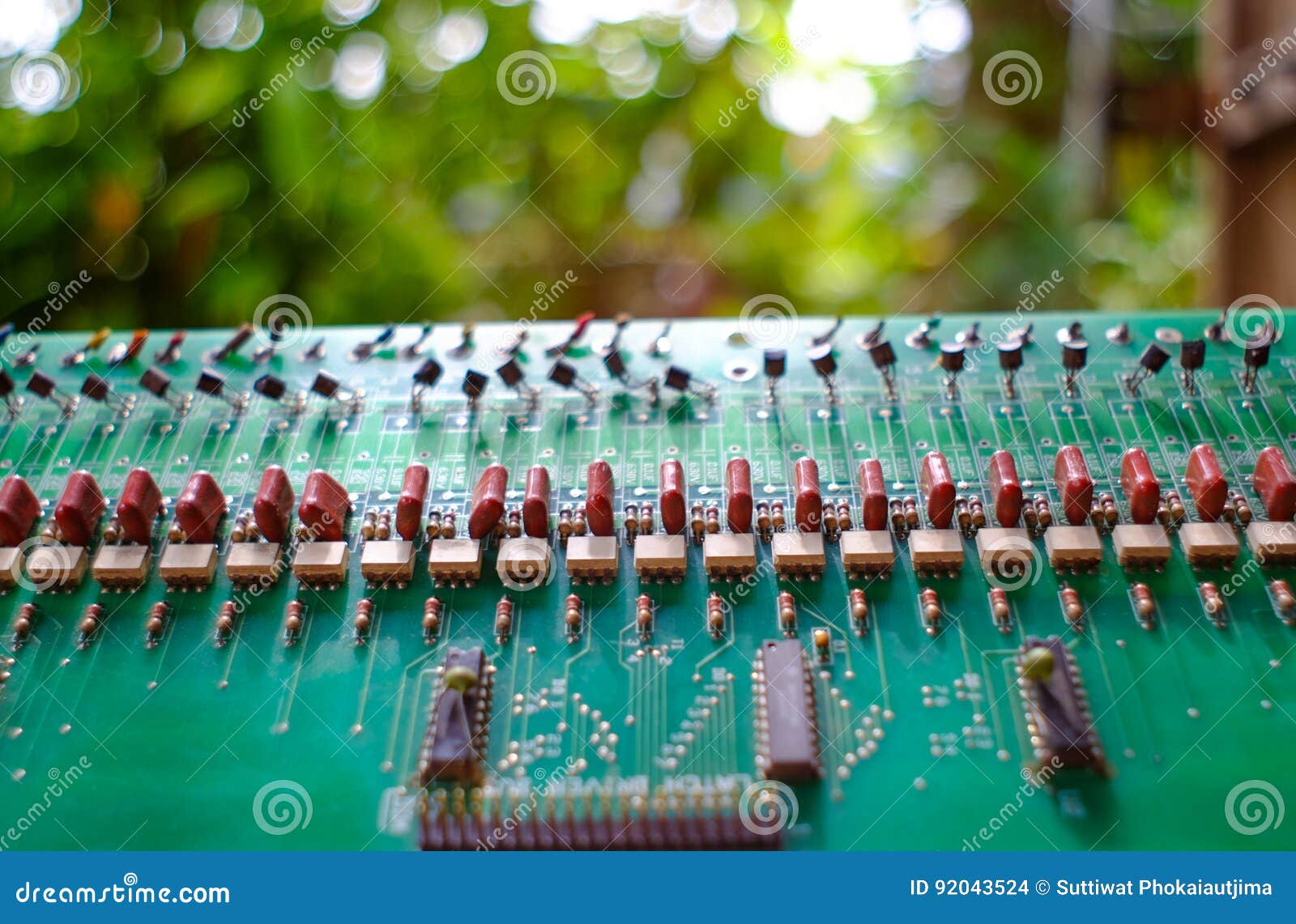 Old circuit boards stock photo. Image of power, equipment - 92043524