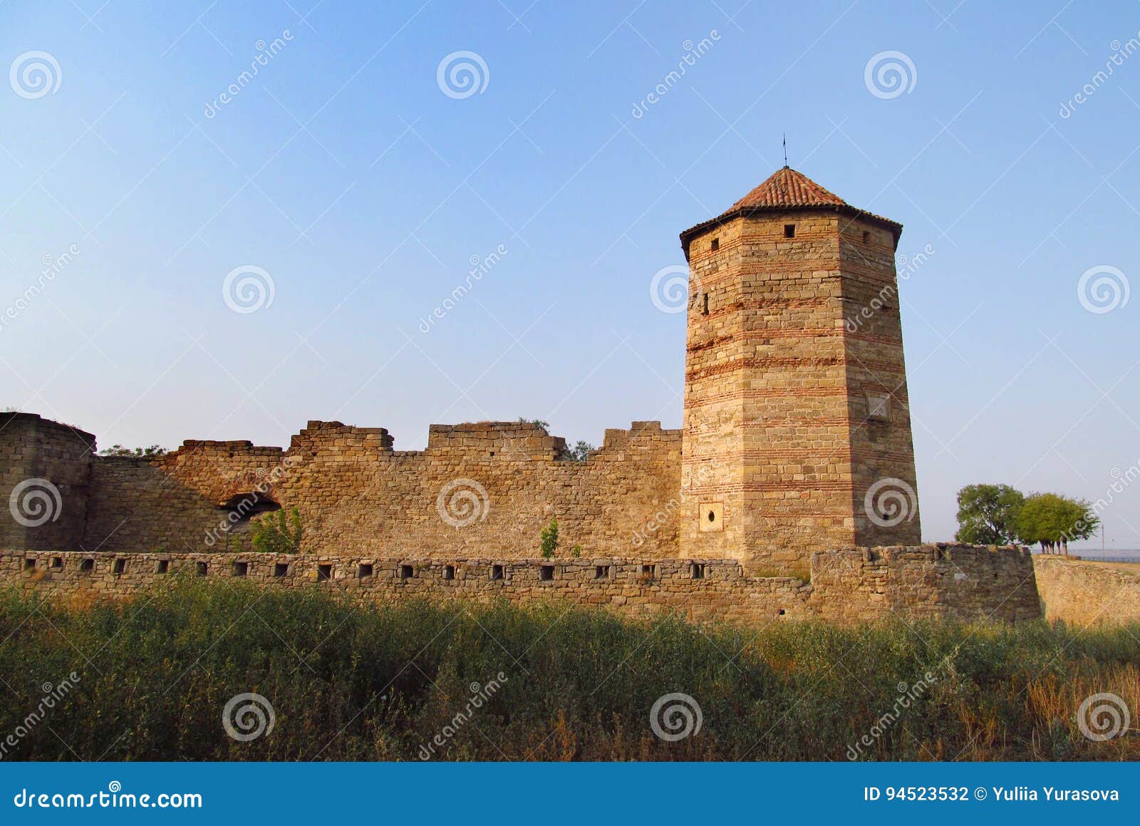 Old Citadel in Belgorod Dnistrovski, Ukraine Stock Photo - Image of ...