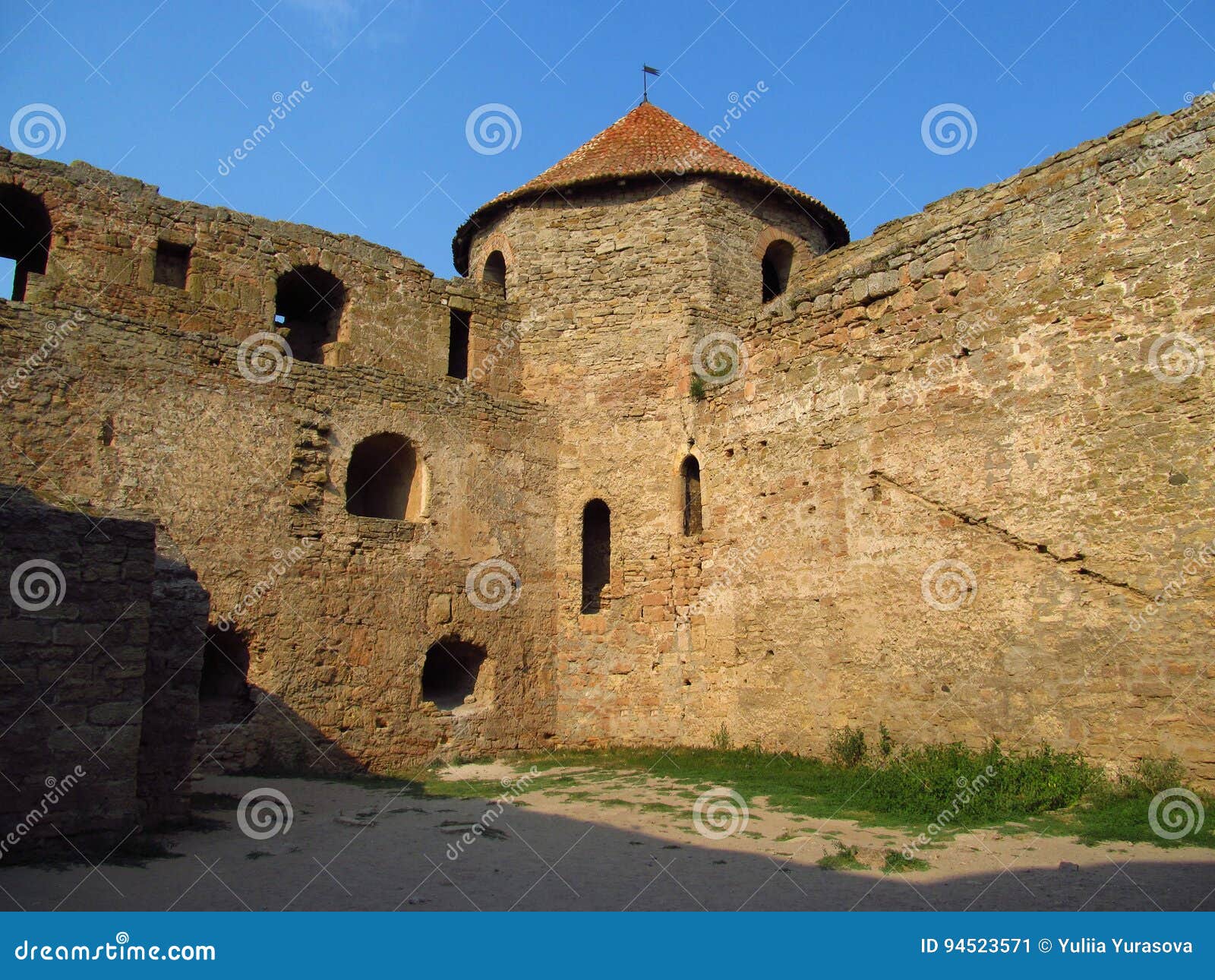 Old Citadel in Belgorod Dnistrovski, Ukraine Stock Image - Image of ...