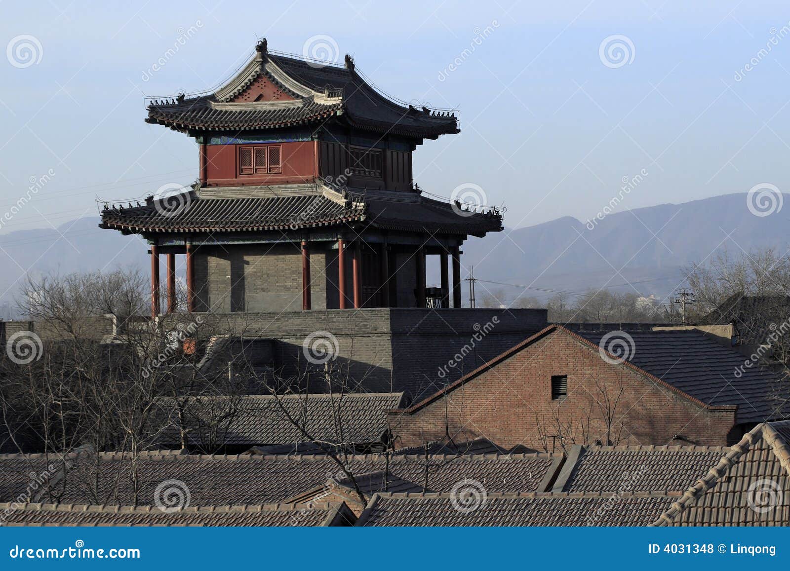 Old city stock photo. Image of beijing, dynasty, montain - 4031348
