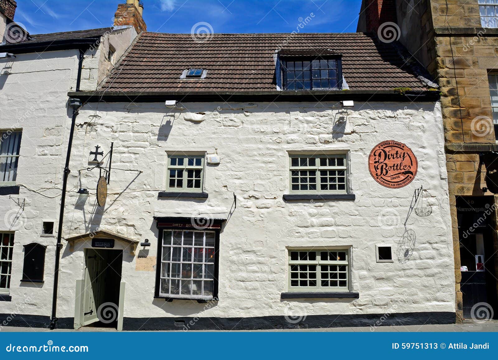 Old city, Alnwick, England editorial stock photo. Image of detail ...