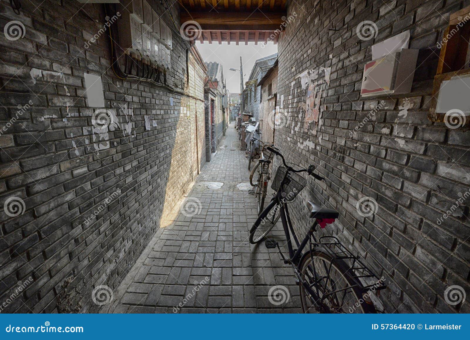 Old City of Beijing stock photo. Image of street, ancient - 57364420
