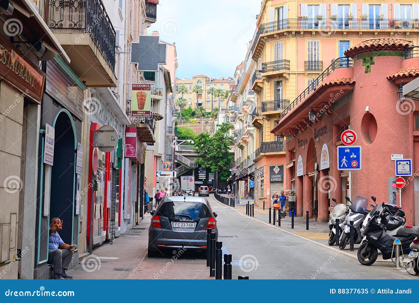 Old city, Cannes, France editorial image. Image of city - 88377635
